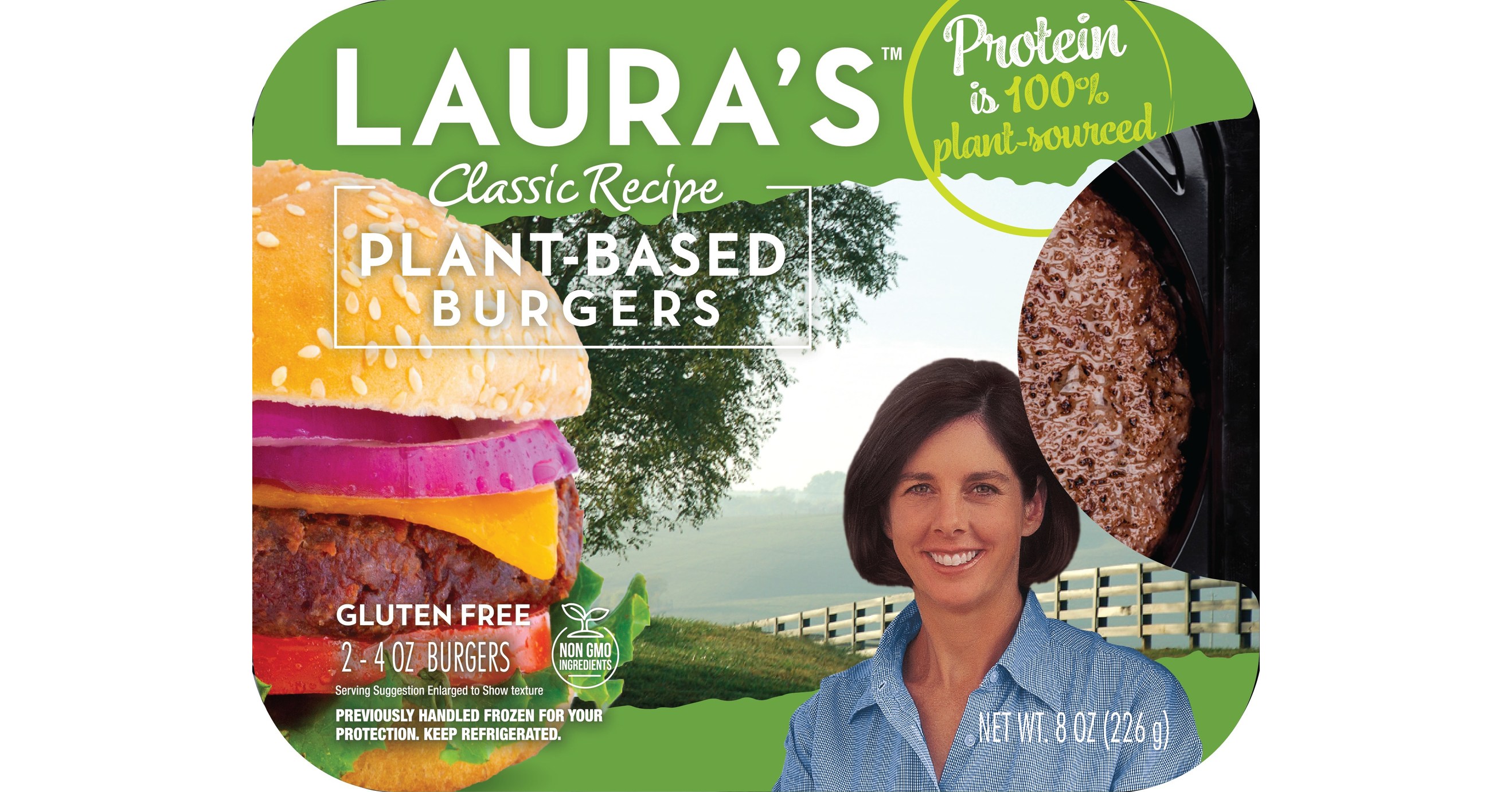 Meyer Natural Foods Introduces Laura's Plant-Based Burgers