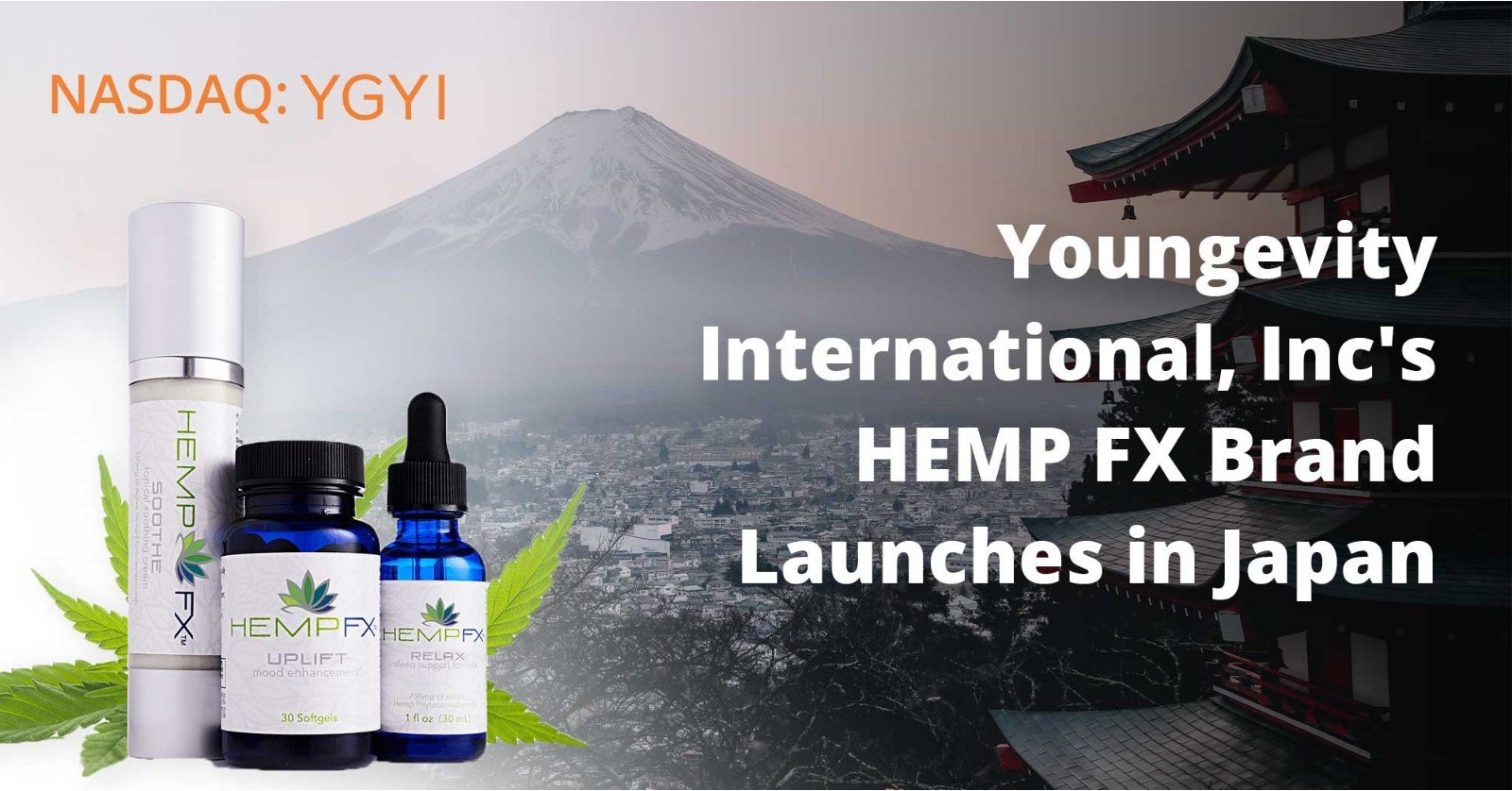 Youngevity International, Inc.'s HEMP FX Brand Launches in Japan