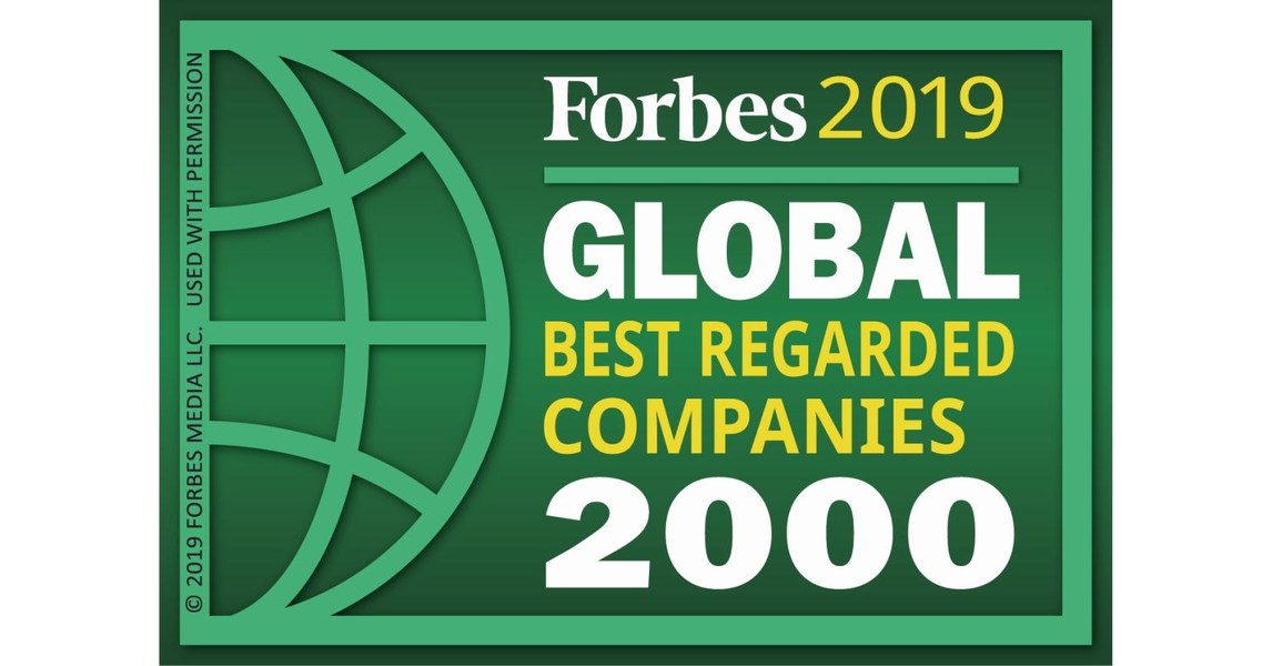 Infosys Ranked Number 3 on 2019 Forbes 'World's Best Regarded Companies ...
