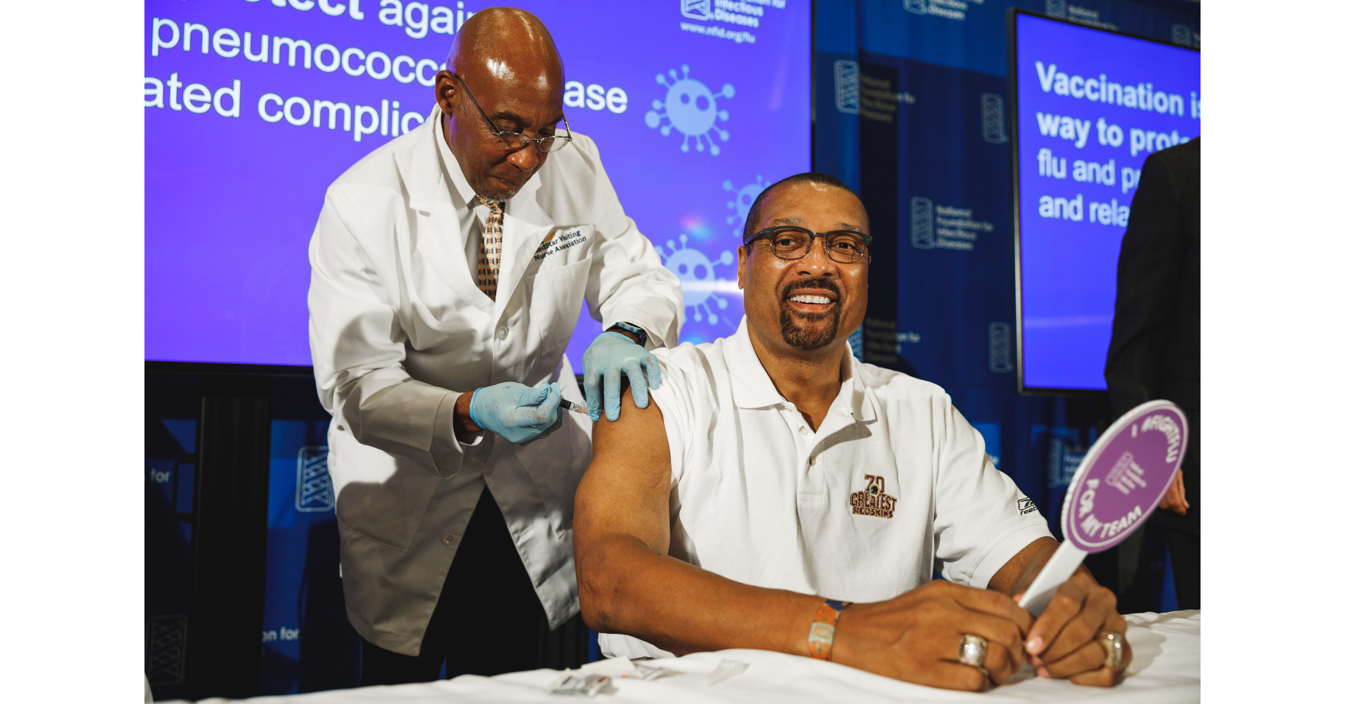 Mark May, #FightFlu Ambassador and 1980 Outland Trophy Winner