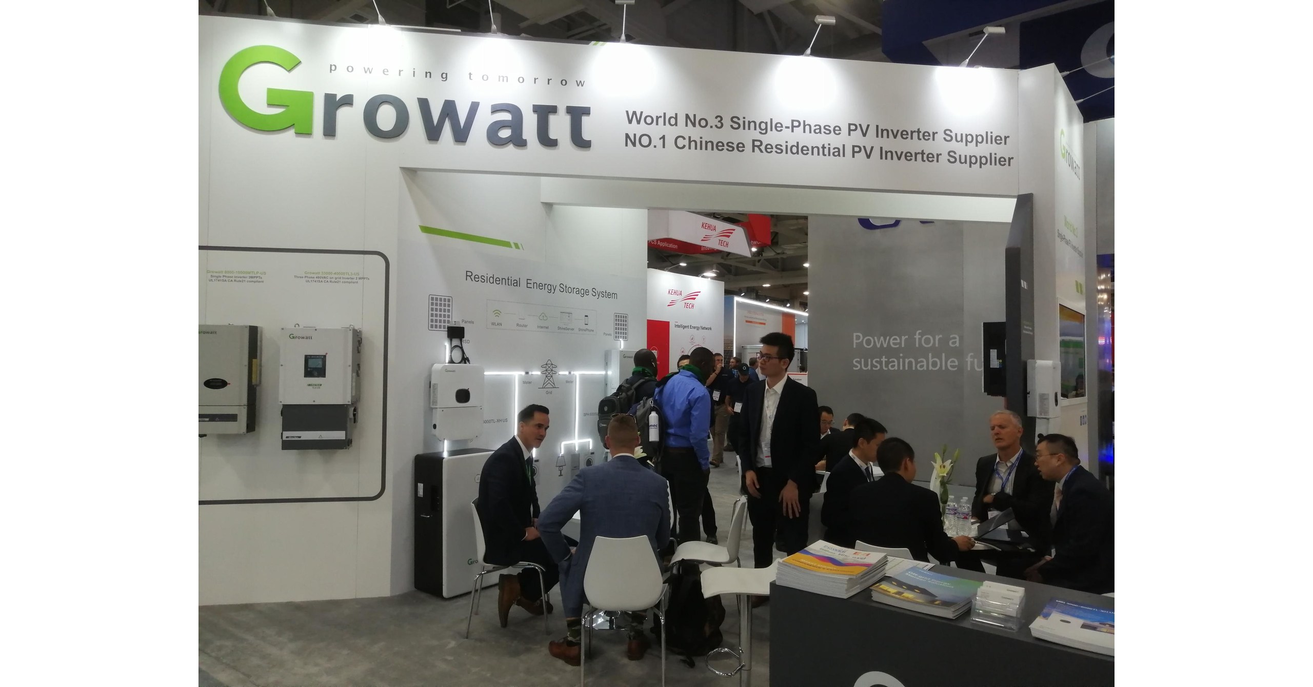Growatt Showcased XH Storage Ready Inverter at Solar Power International