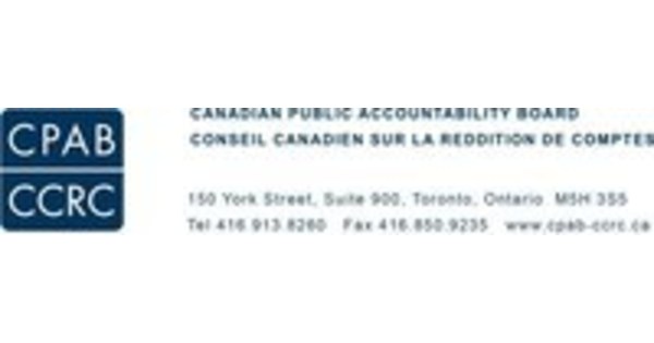 Media Advisory - Canadian Public Accountability Board releases 2019 ...