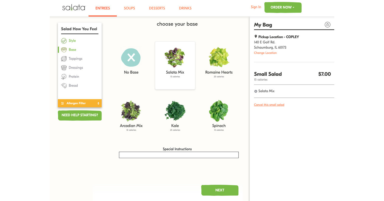 Chepri® Builds Online Ordering Experience For Salata
