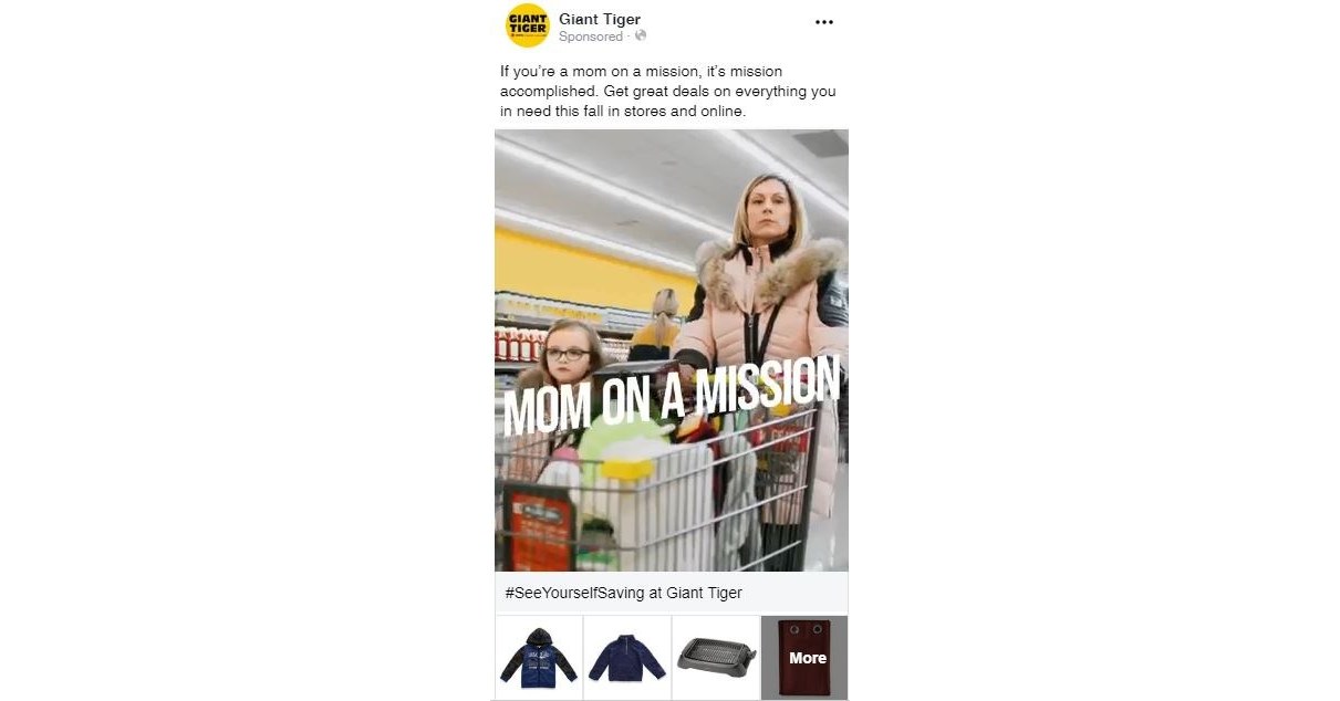 Giant Tiger Asks Customers to "See Themselves Saving"
