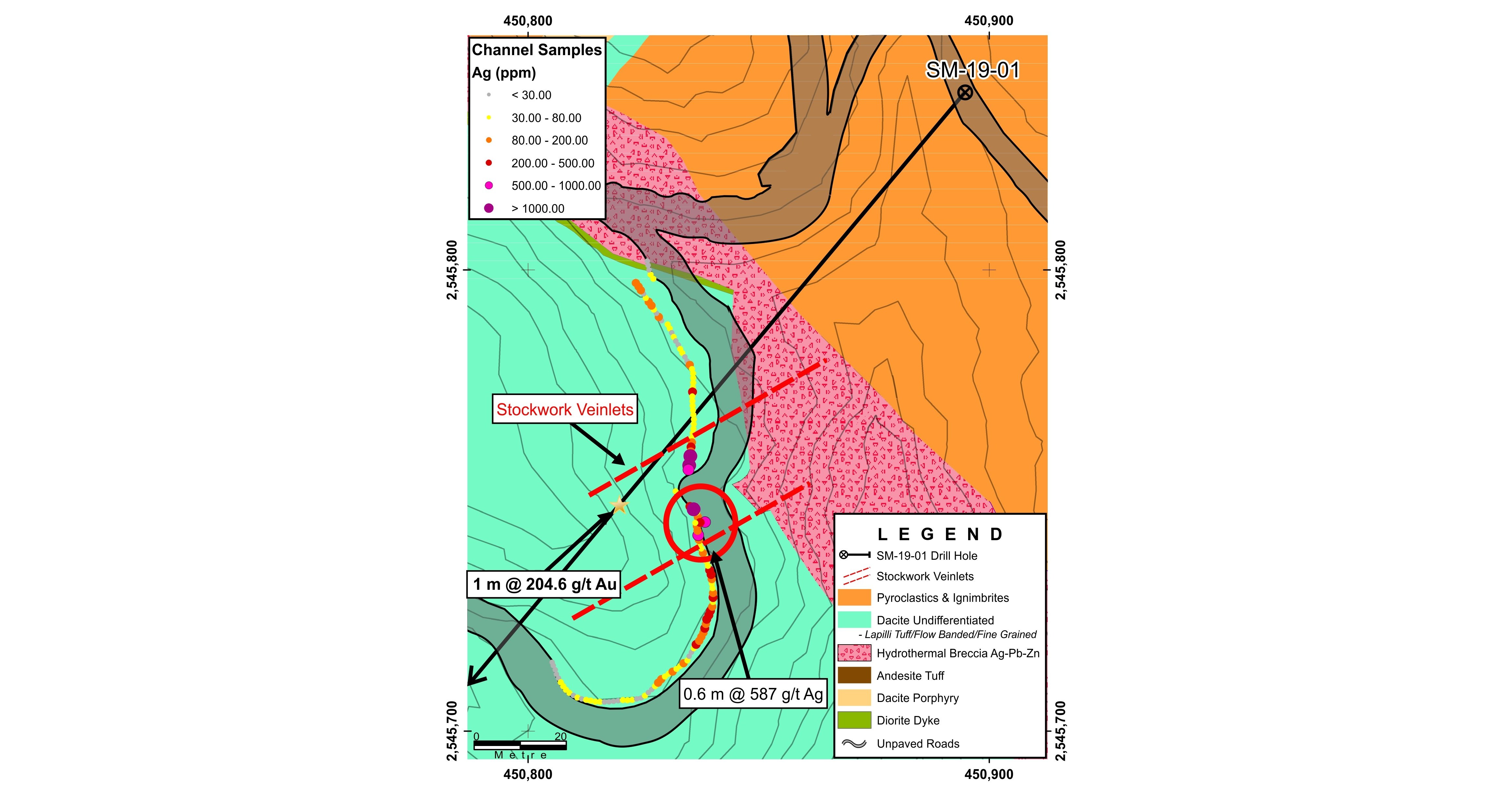 Goldplay Channel Sampling Program Reports High-Grade Silver Results at ...