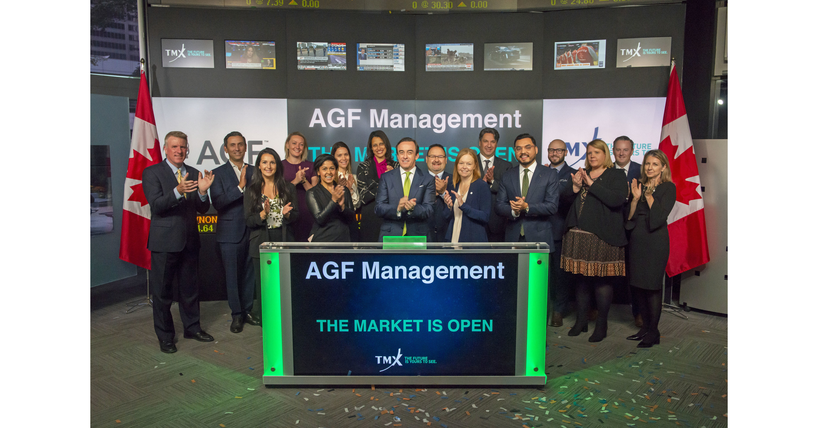 AGF Management Limited Opens the Market