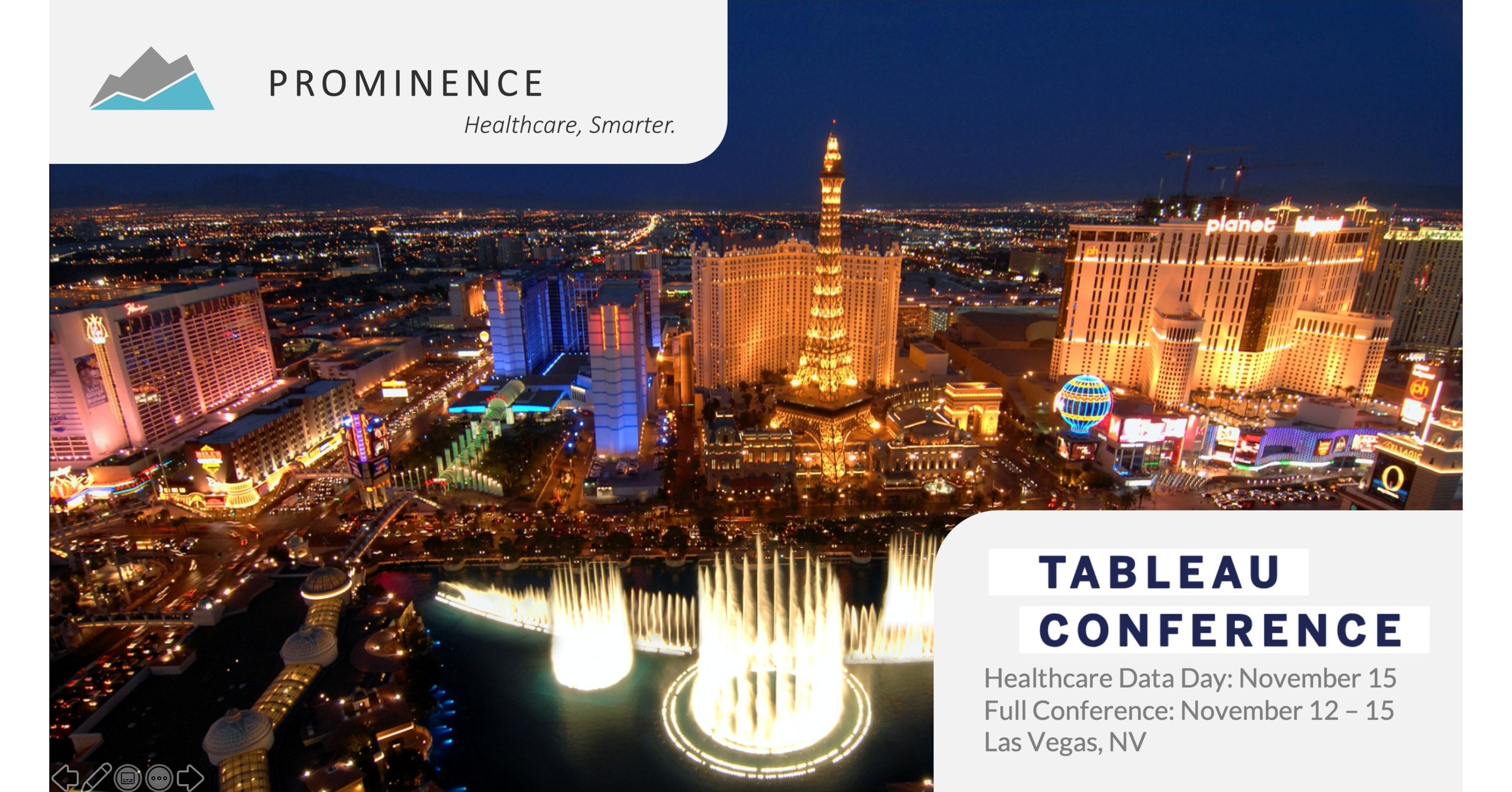 Prominence Sponsors Healthcare Data Day and Healthcare Track at Tableau ...