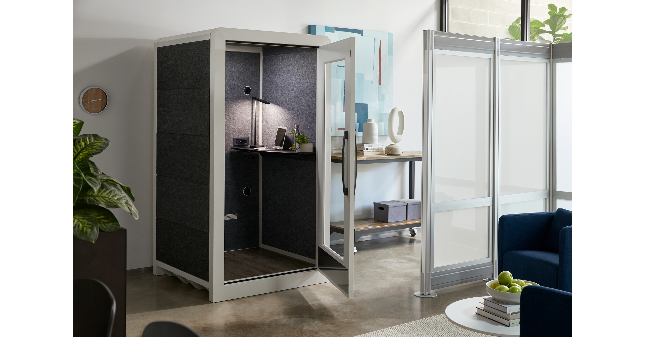 VARIDESK® Debuts Sleekly Designed Privacy Booth To Provide Personal ...