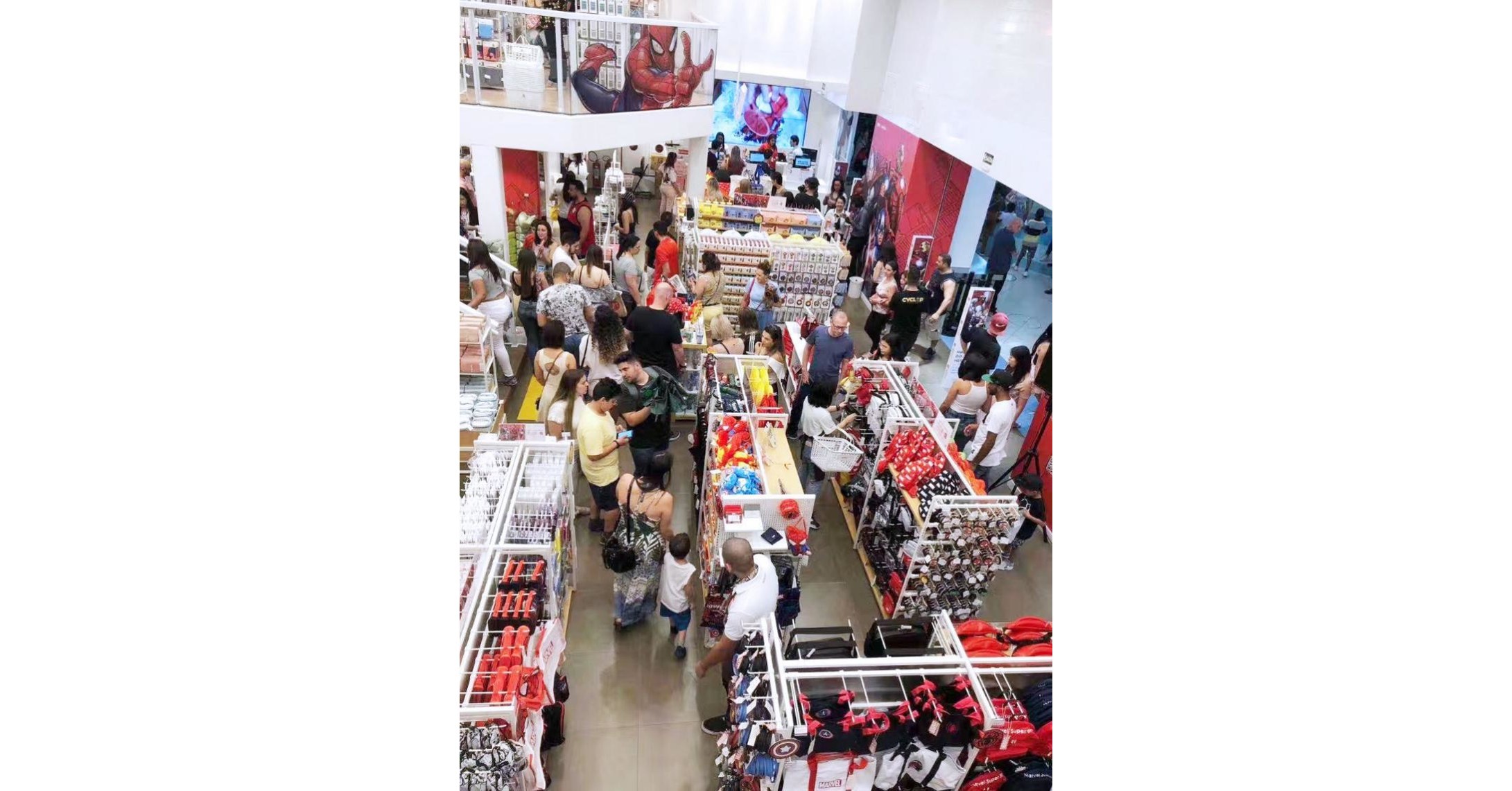 Four MINISO x Marvel IP Stores Opened in Brazil on the Same Day