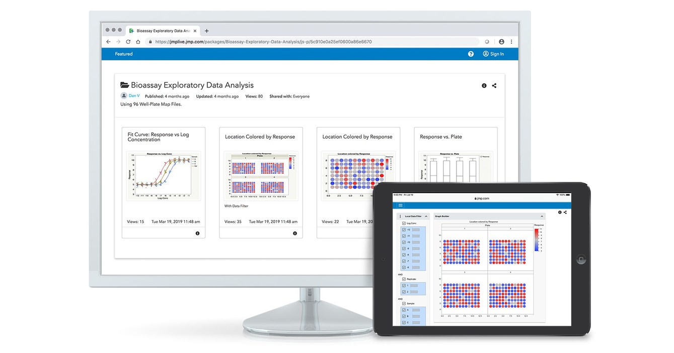 JMP Live enables sharing analytic discovery within whole organizations