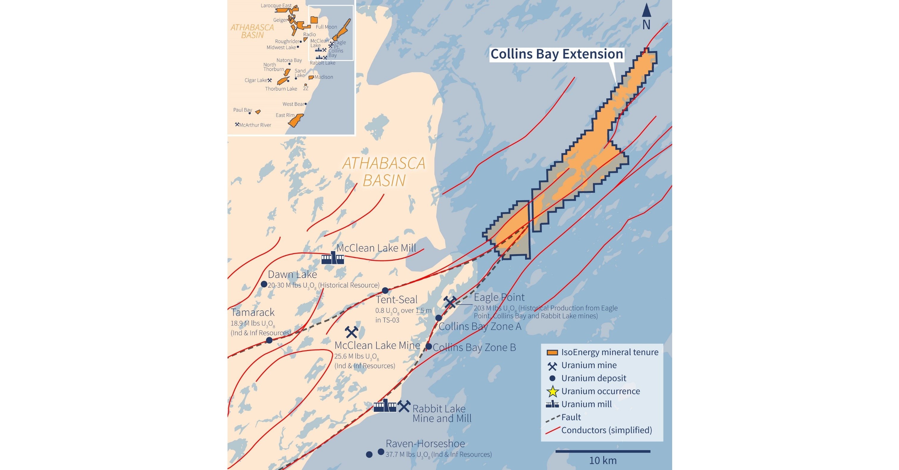 IsoEnergy Acquires Collins Bay Extension Uranium Property