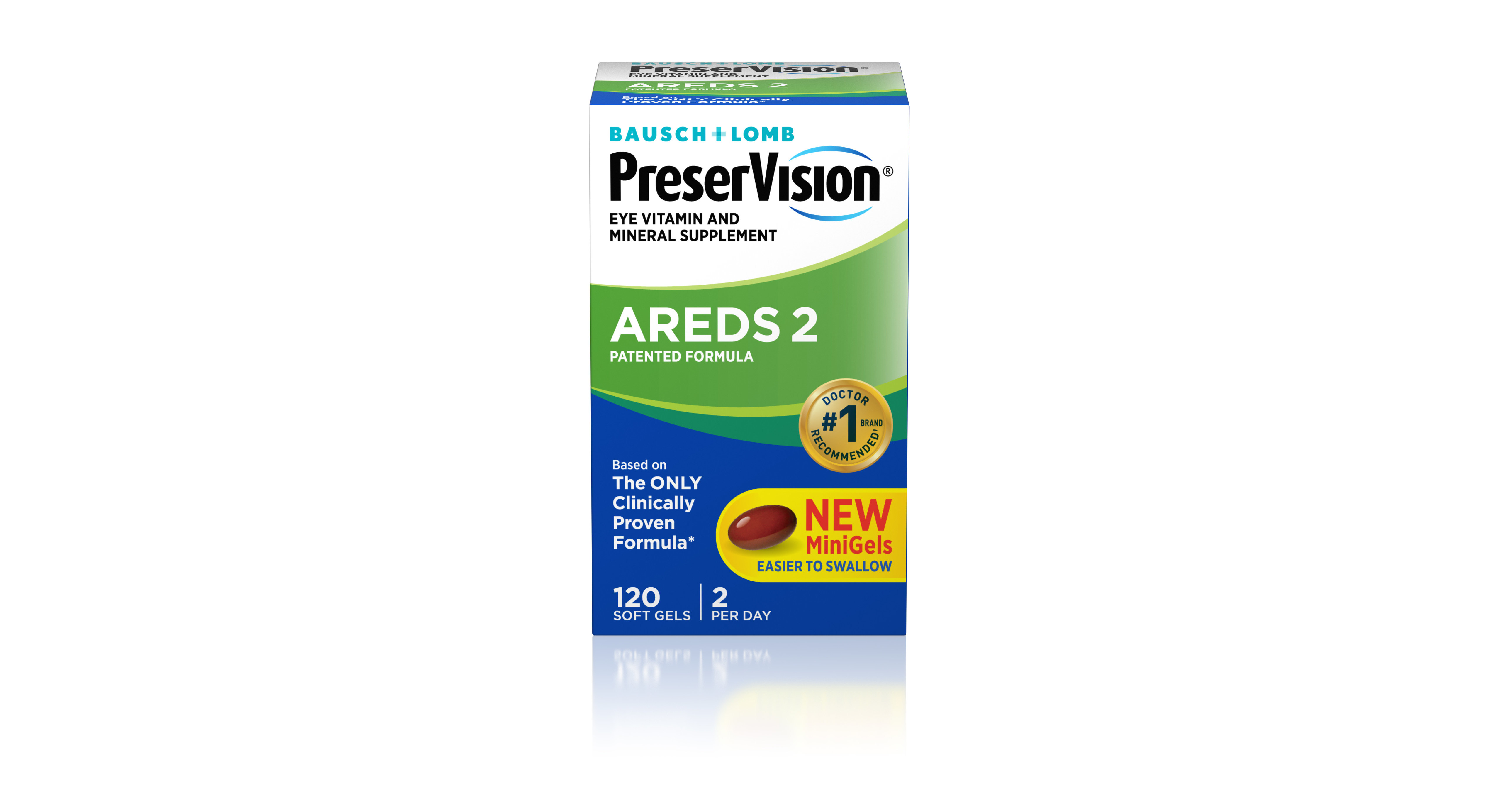 Bausch + Lomb Introduces PreserVision® AREDS 2 Formula Minigel Eye Vitamins