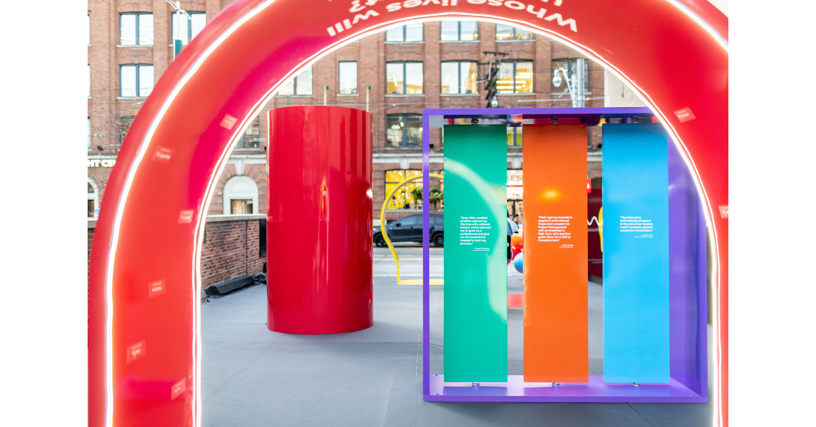 La Banque Scotia dévoile son installation #Parcoursd'influence durant ...