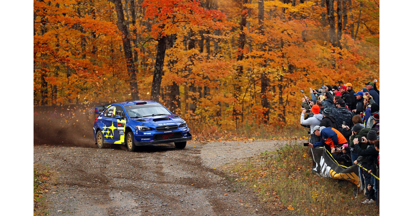 Subaru Driver David Higgins Secures Tenth U.S. Rally Championship