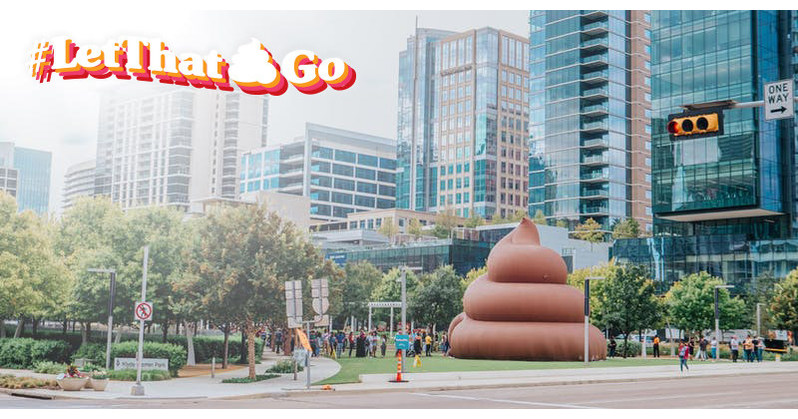 Let That Crap Go At Poo-Pourri's New Giant Poo Experience