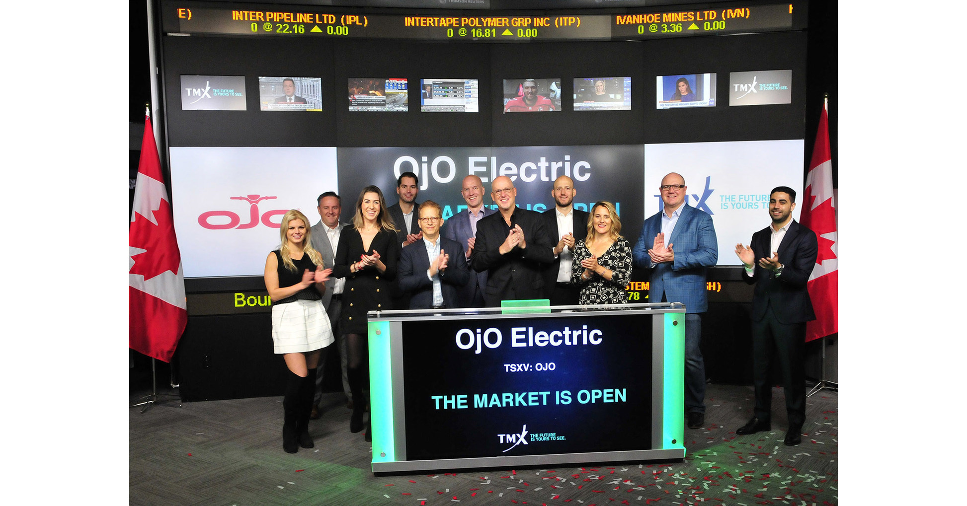 OjO Electric Corp. Opens the Market