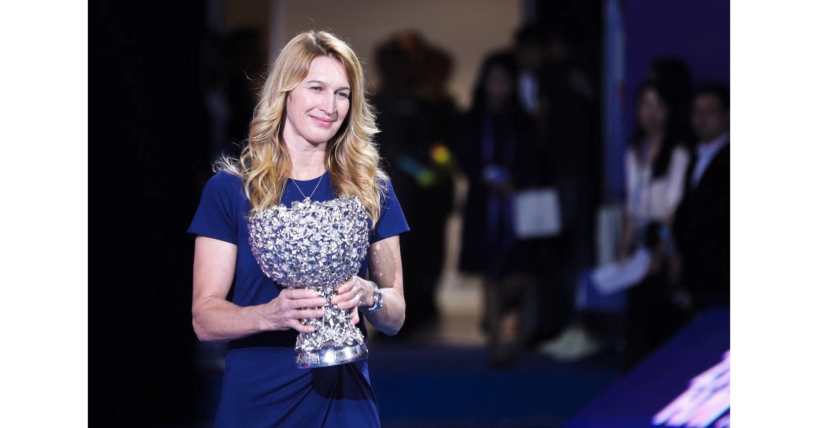 Stefanie Graf disfruta la experiencia de ser embajadora del torneo WTA ...