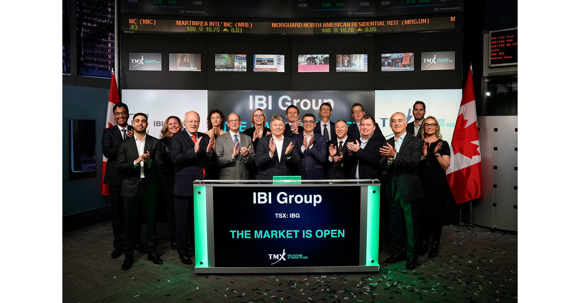 IBI Group Inc. Opens the Market