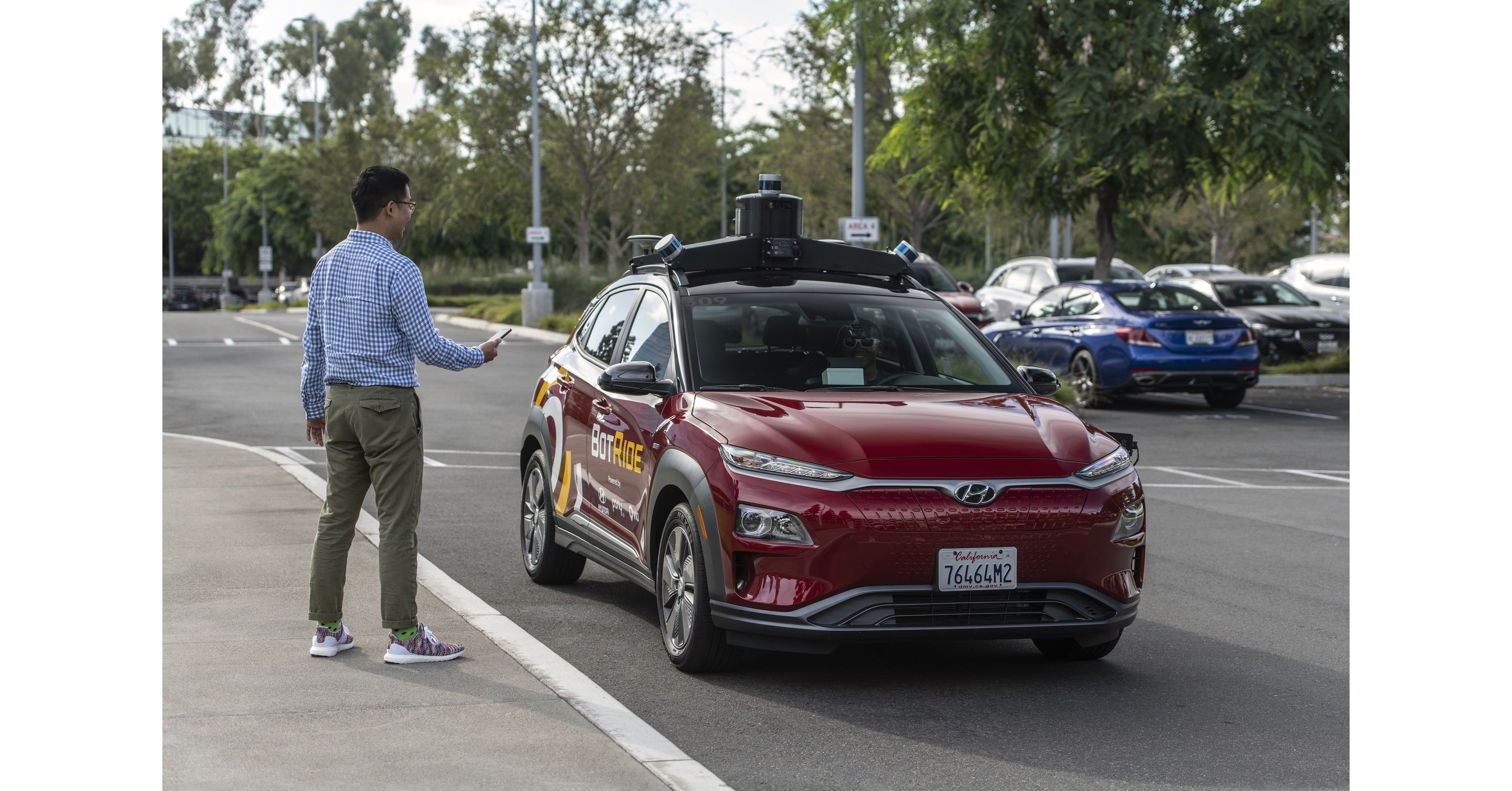 Hyundai Autonomous Cars Hit the Streets in Irvine, California