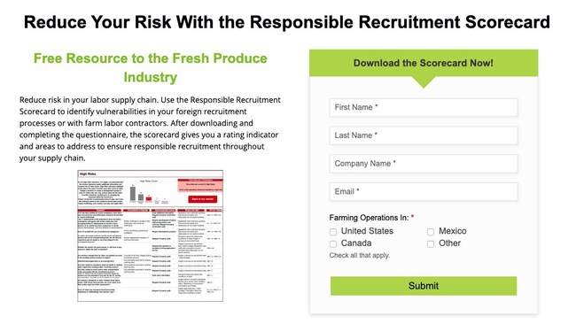 Equitable Food Initiative Offers Free Responsible Recruitment Scorecard ...