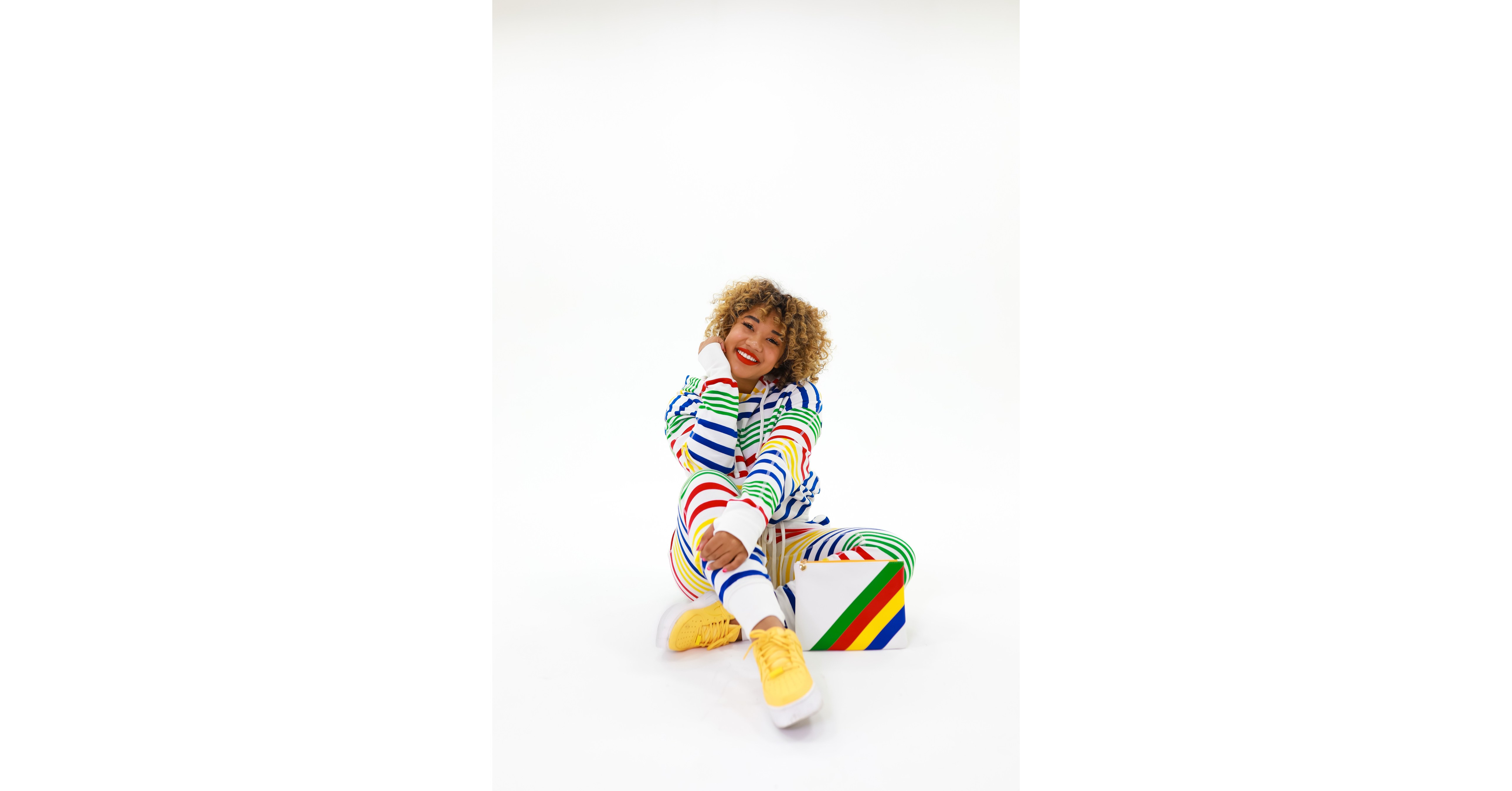 Hudson's Bay taps Color Me Courtney to reimagine its iconic stripes ...