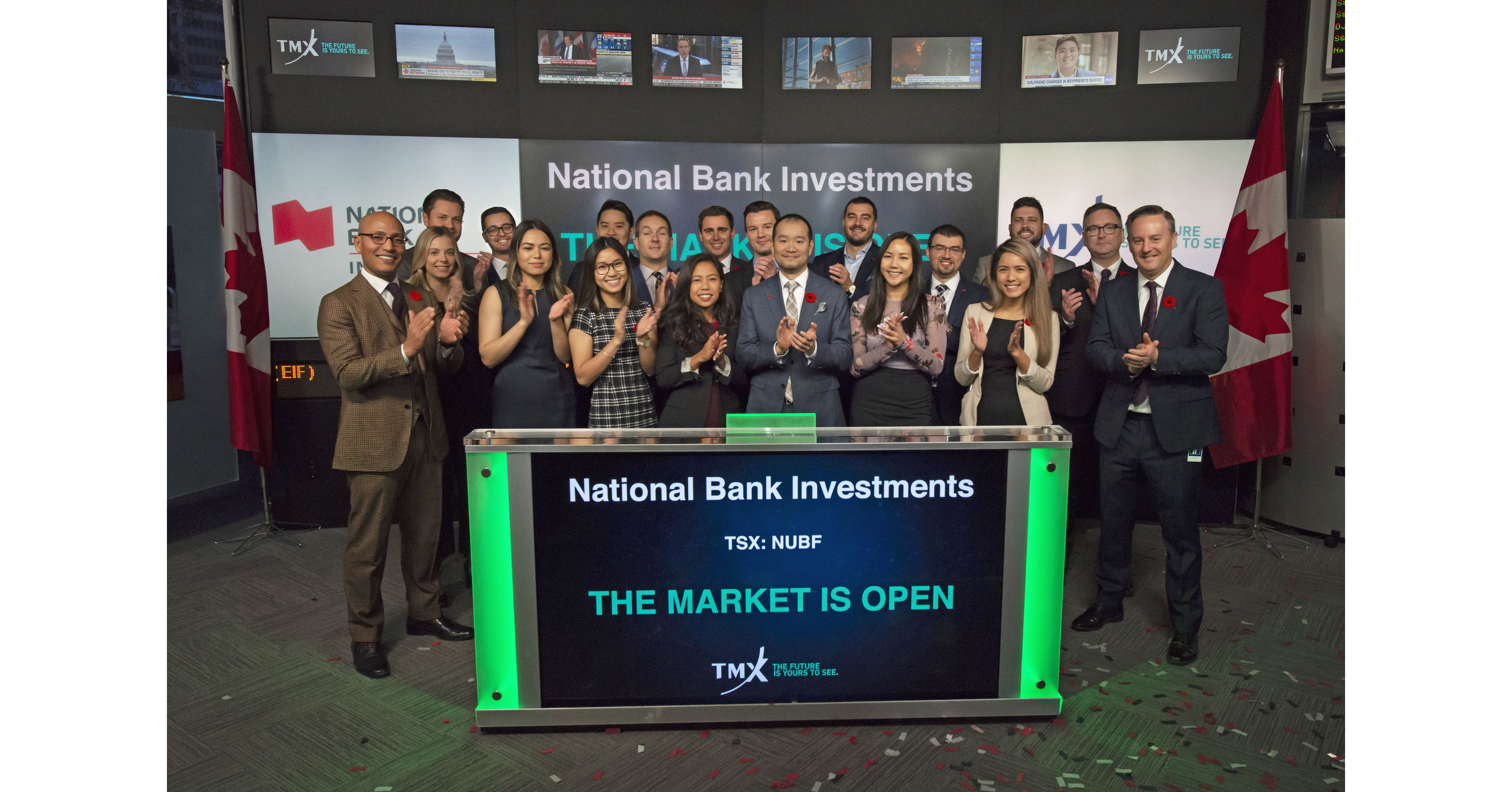 National Bank Investments Inc. Opens the Market