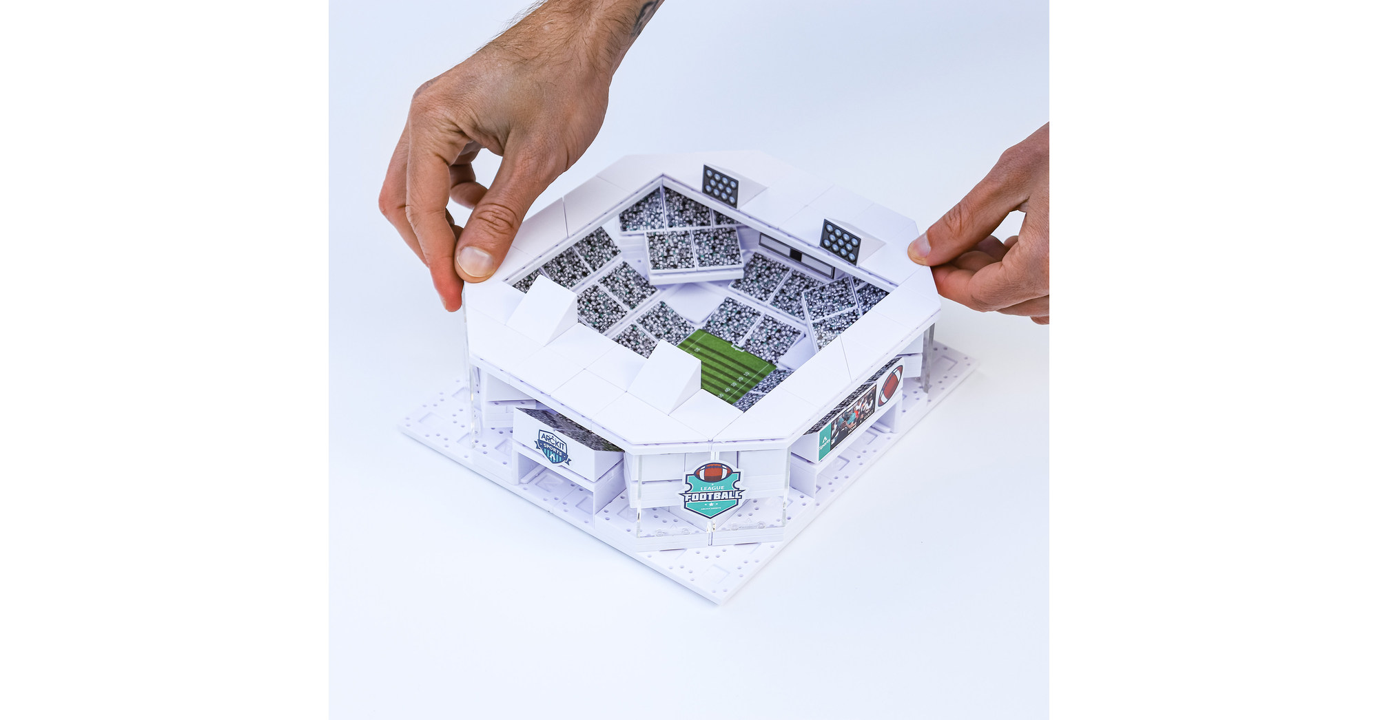 Arckit Sports, the World's 1st Multi-Stadium Model Building Kits