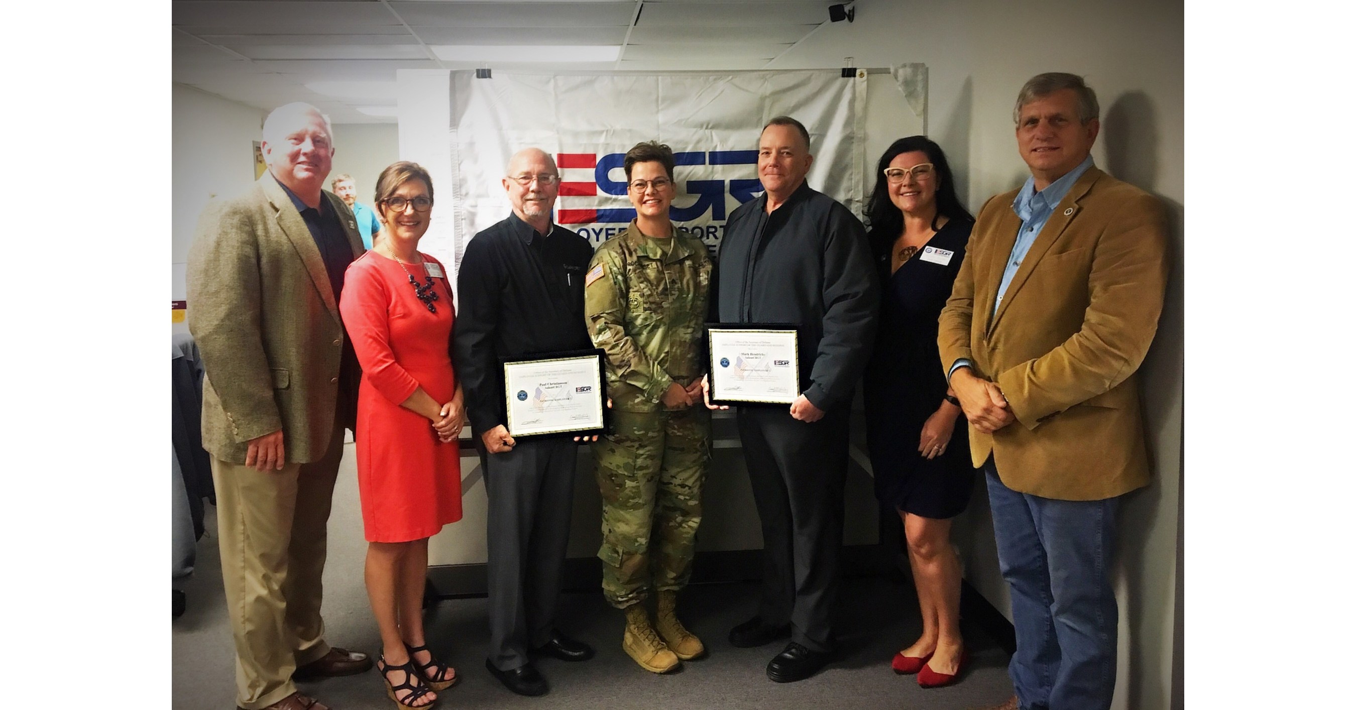 Two Salient CRGT Employees Receive the ESGR Patriot Award for their ...