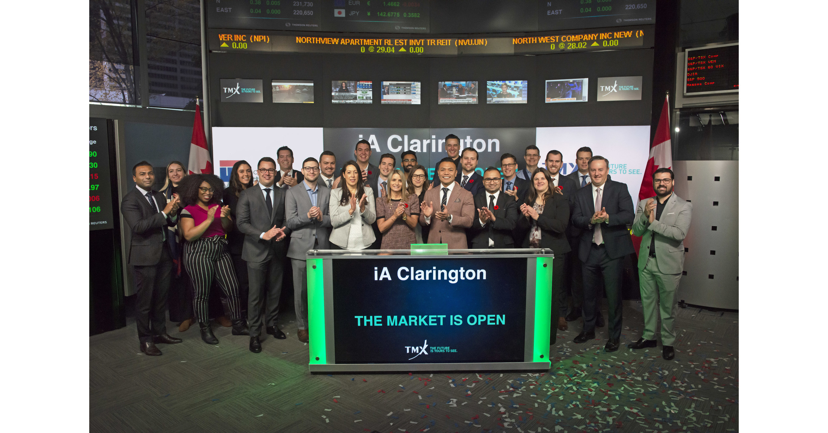 iA Clarington Opens the Market