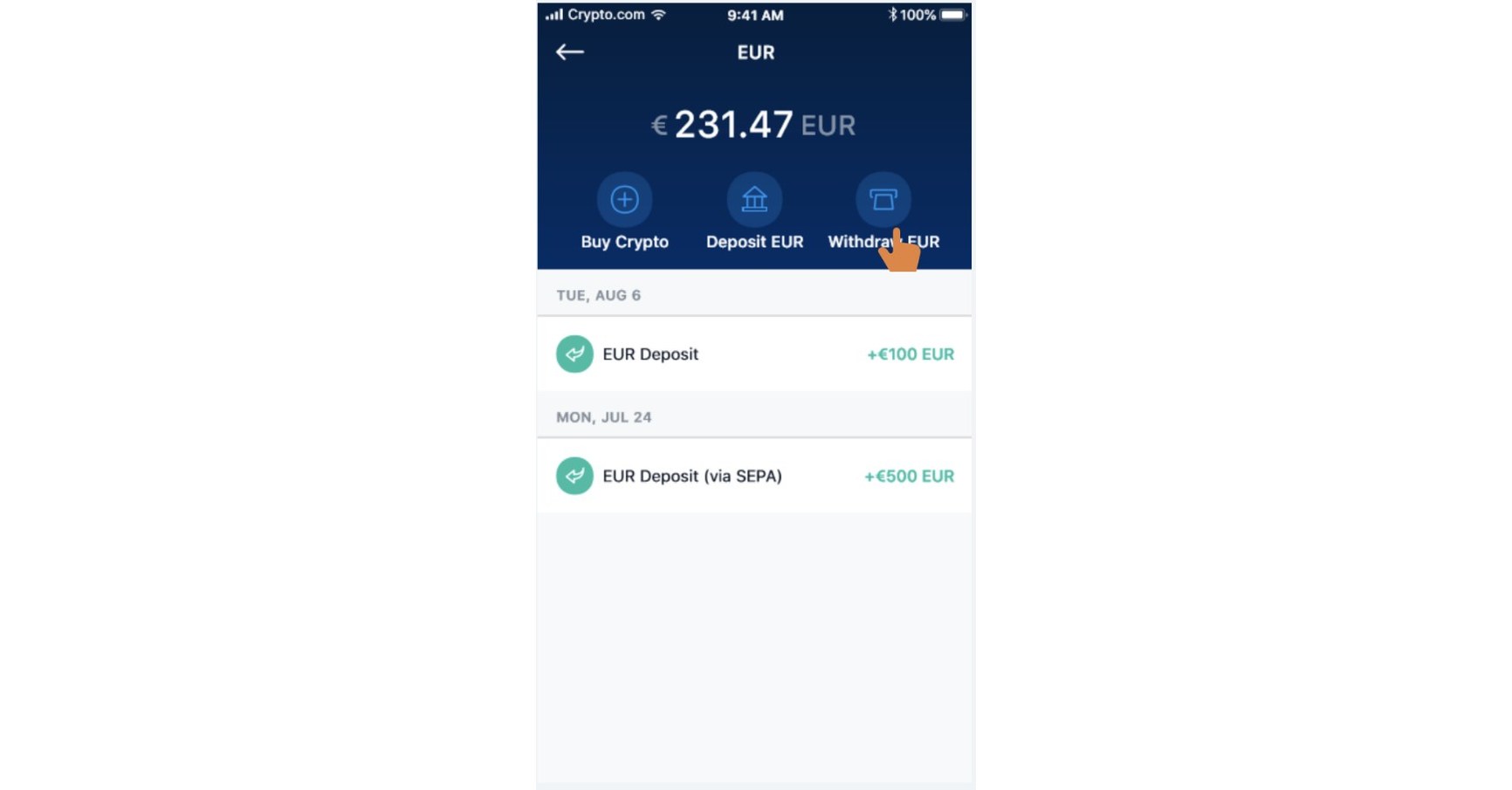 EUR Withdrawal Now Available via SEPA Network