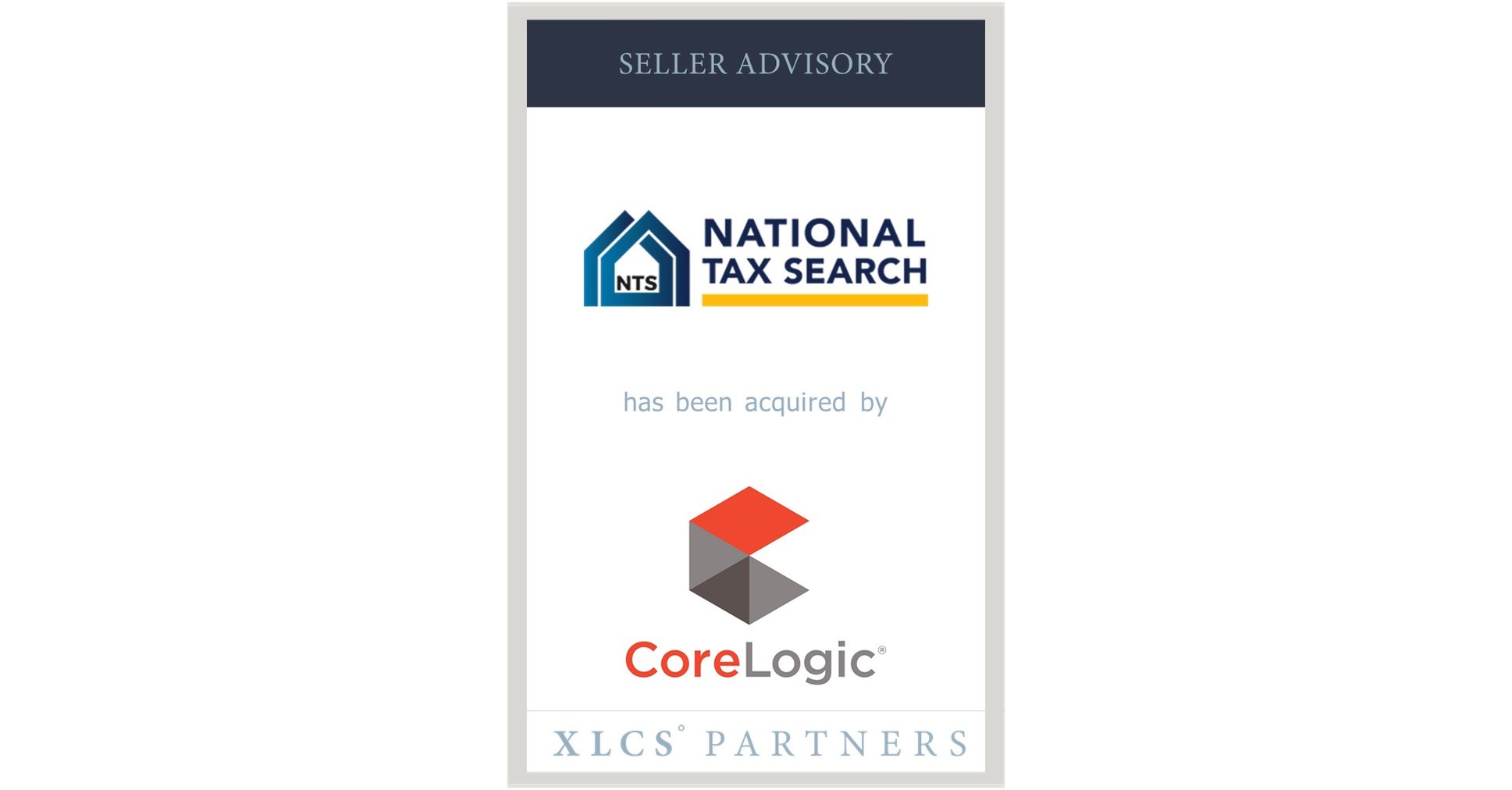 XLCS Partners advises National Tax Search in sale to CoreLogic
