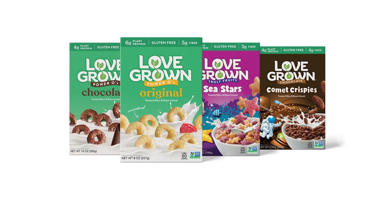 Love Grown Unveils Fresh, New Look for Its Cereal and Granola