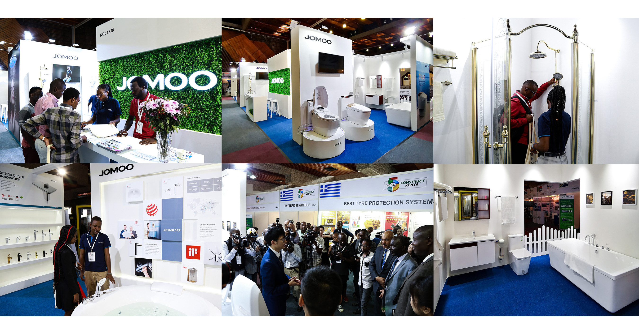 JOMOO shines brightly at Kenya's Largest Construction Exhibition