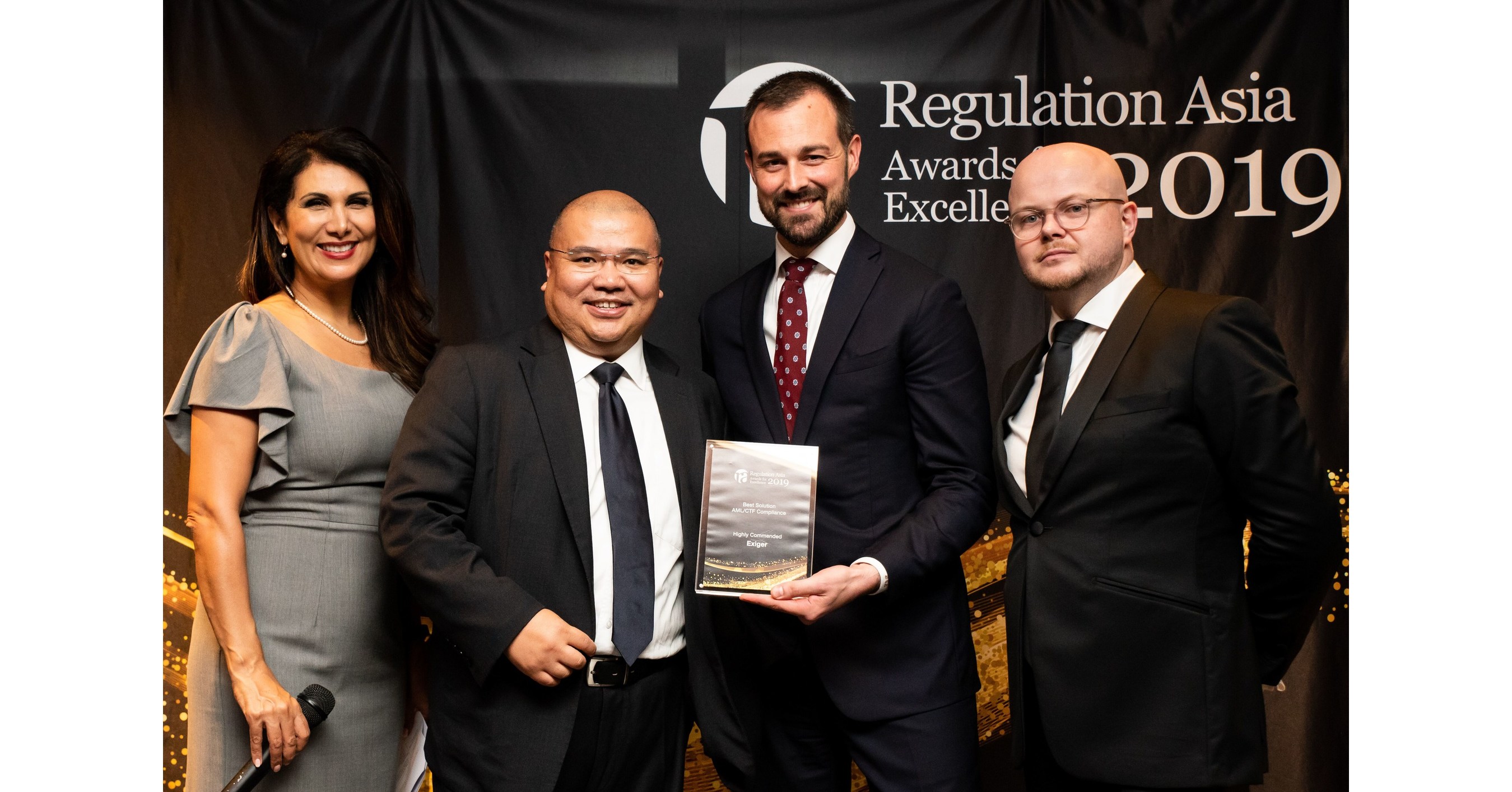 Exiger Wins Highly Commended for AML/CTF Compliance Capabilities