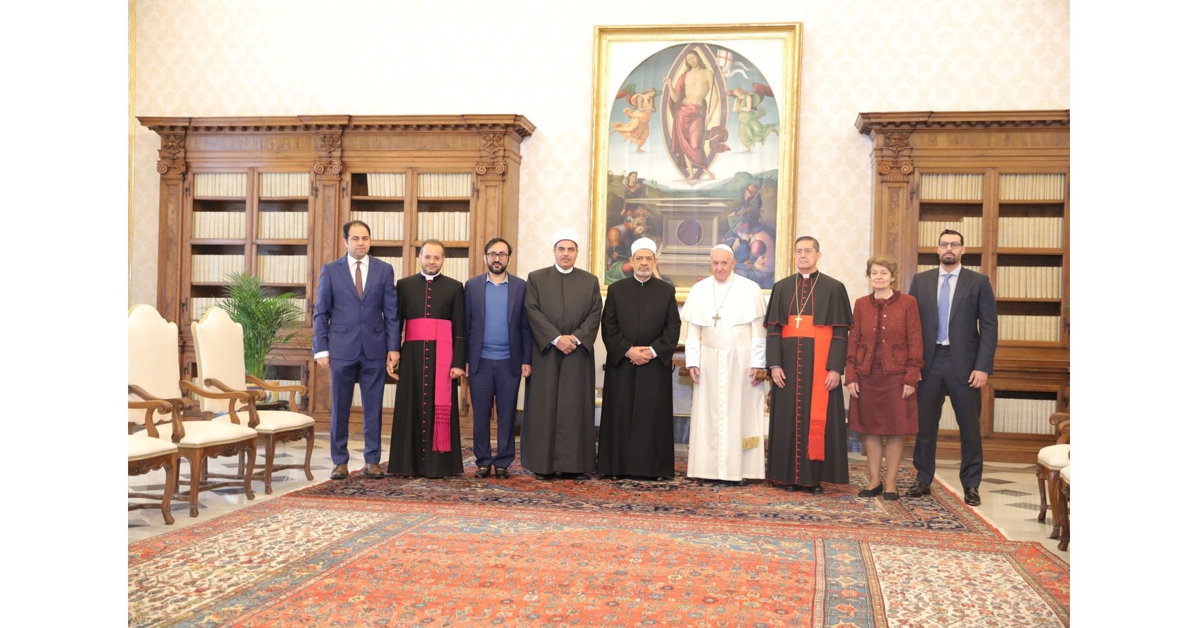 The Higher Committee of Human Fraternity Meets with Pope Francis of the ...