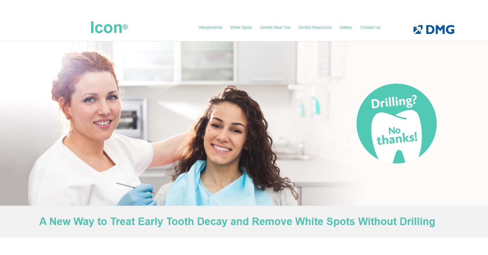 DMG Revamps Website Dedicated to Icon Caries Infiltrant