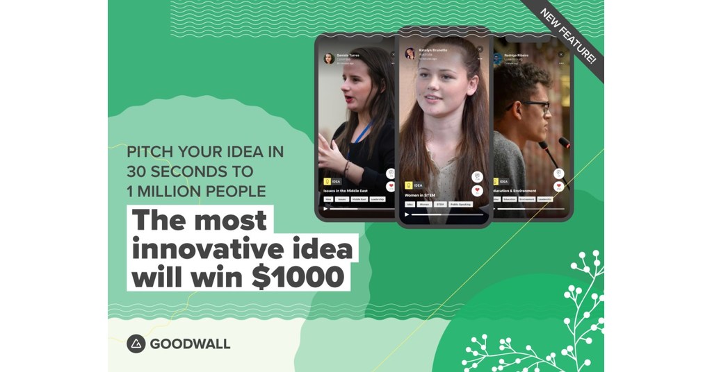 Goodwall Launches 30-Second "Virtual Elevator Pitch" to Support GEW ...