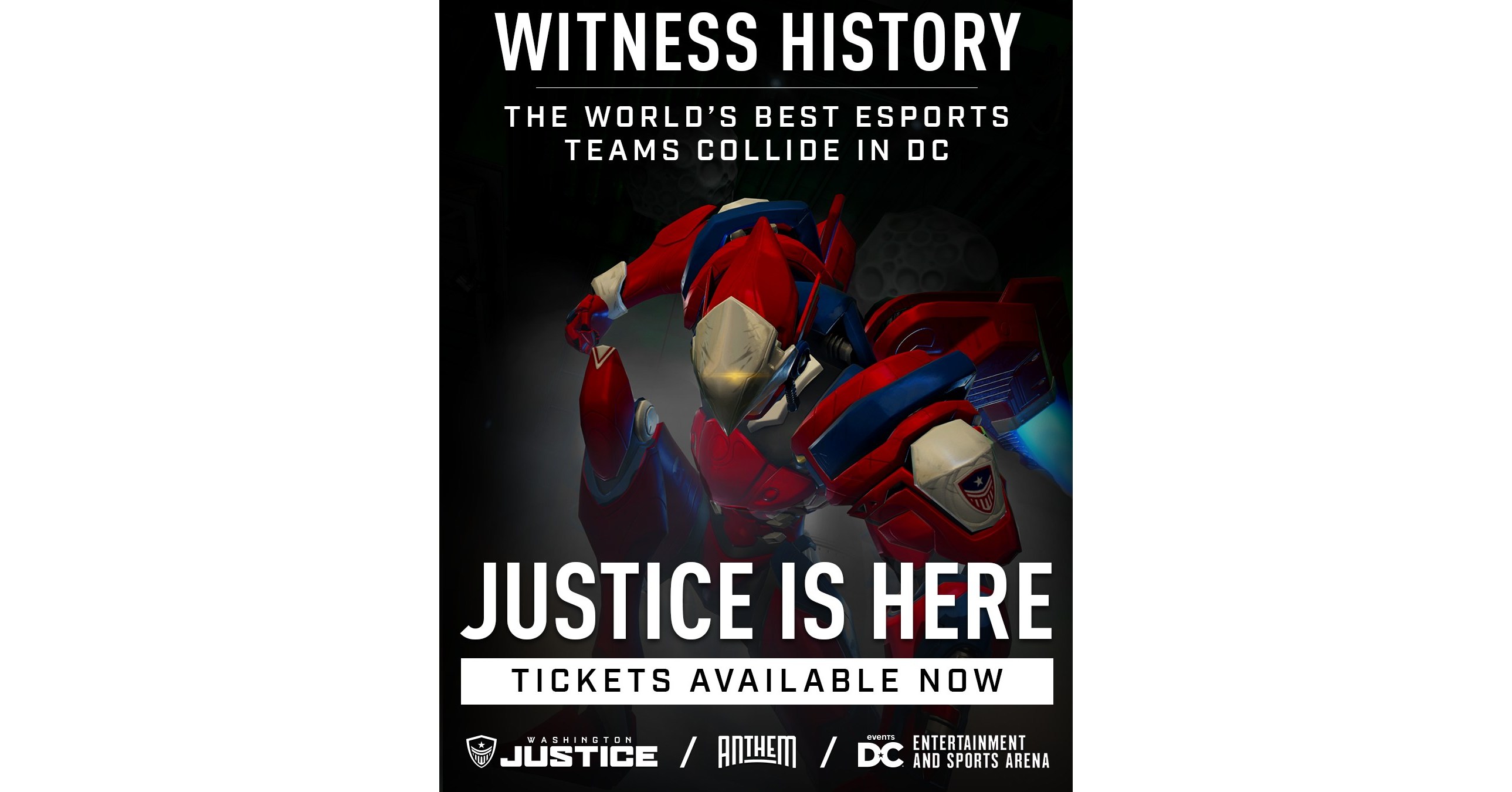 The Washington Justice and Overwatch League Come to DC in 2020 for Five ...