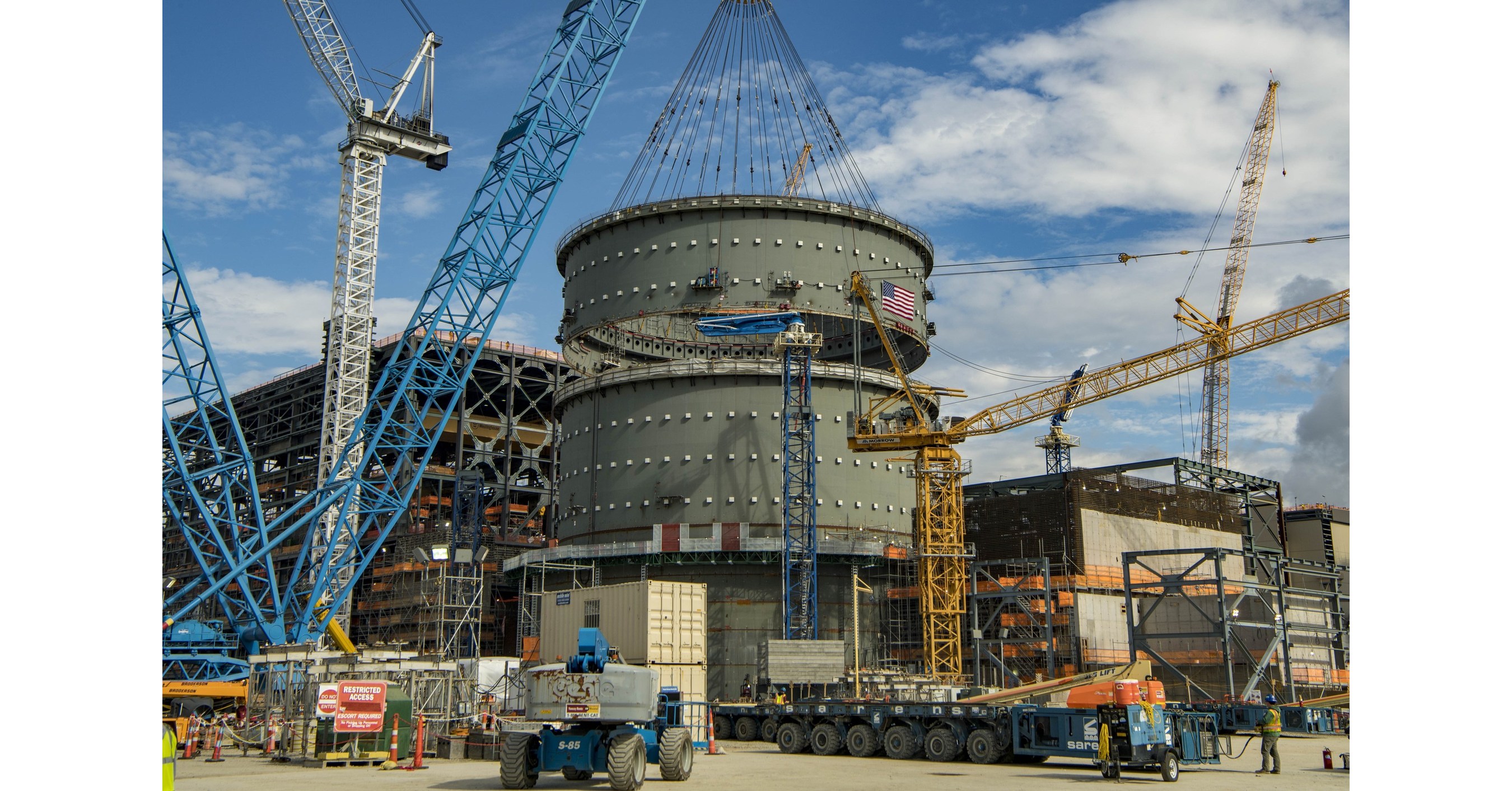 Final containment vessel ring placed for Vogtle Unit 4