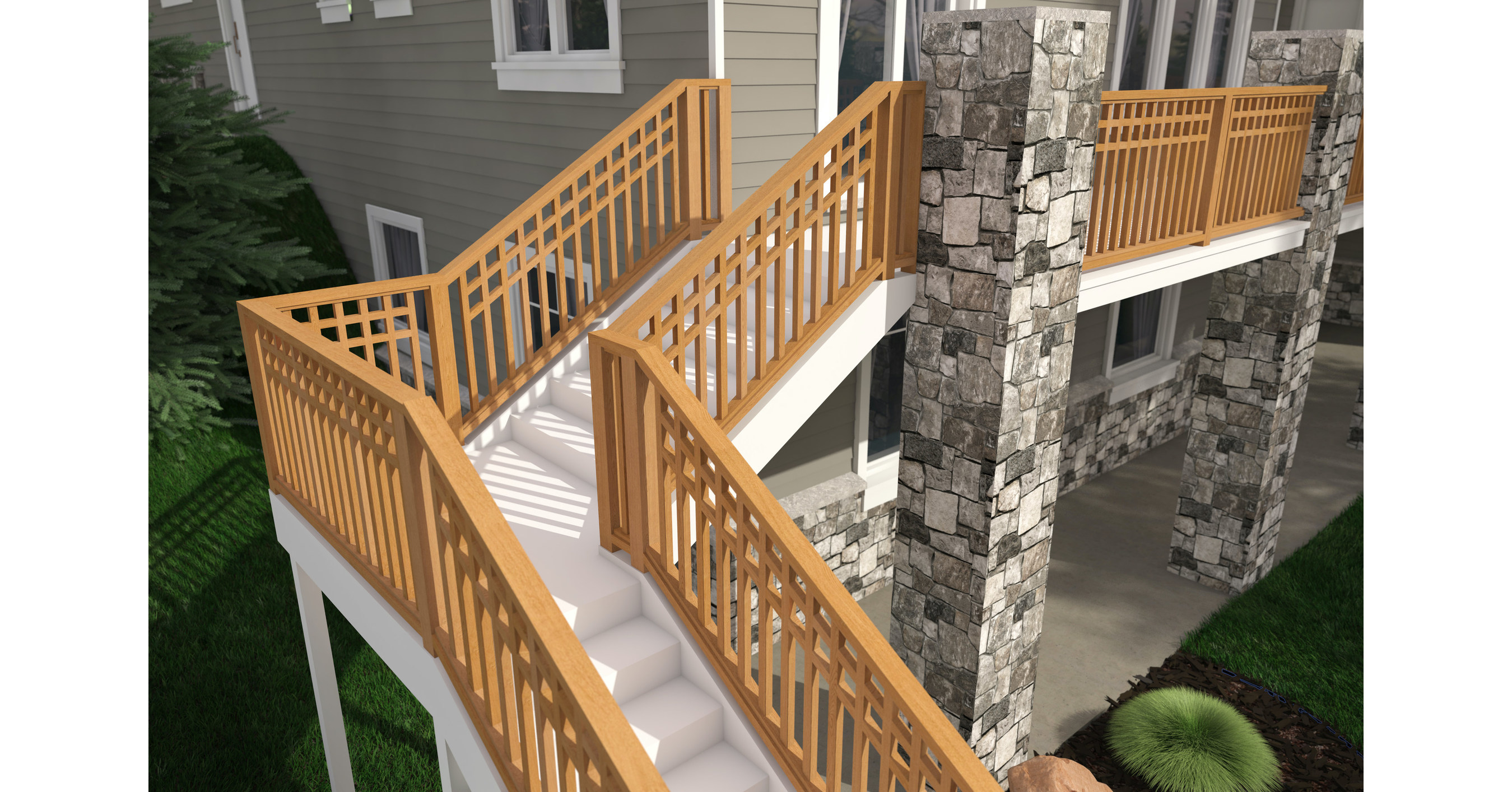 Fence Quarter, LLC Designs an Industry First: Wood Railing Inserts for ...