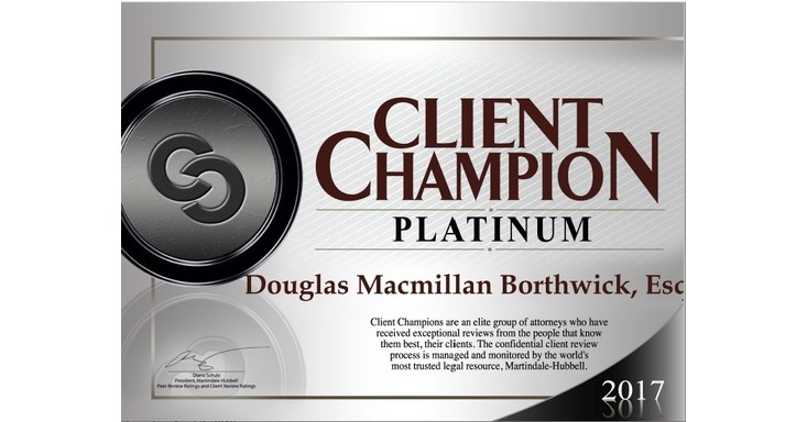 Attorney Douglas Borthwick Recognized with Martindale-Hubbell "Platinum ...