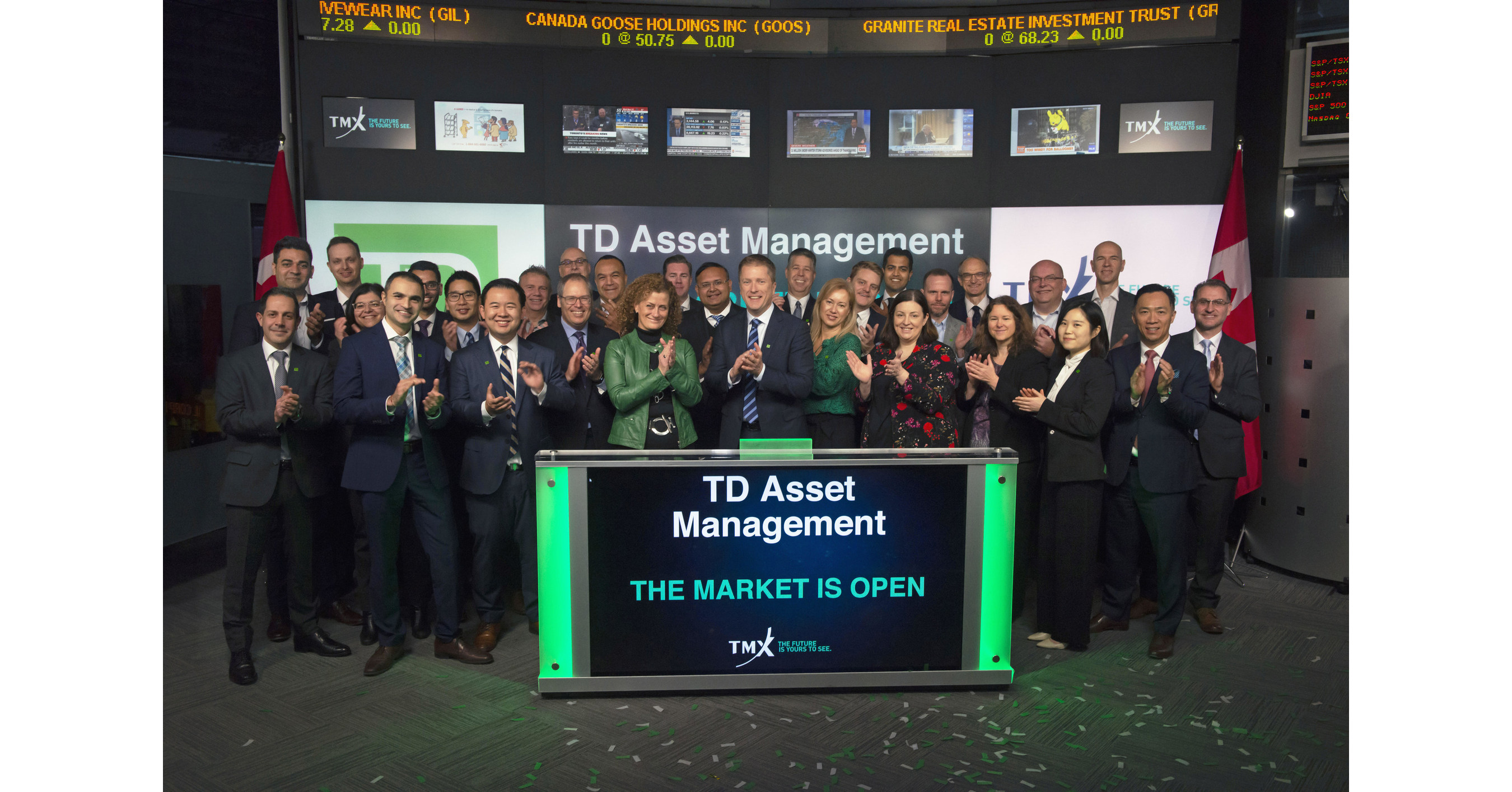 TD Asset Management Inc. Opens the Market