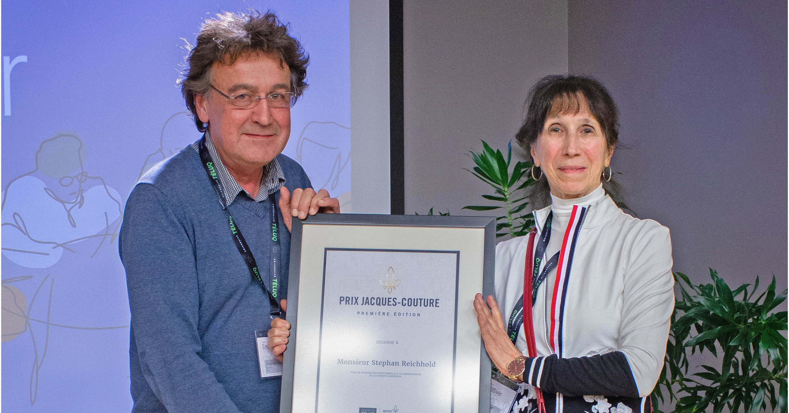 Le premier Prix Jacques-Couture décerné à Stephan Reichhold