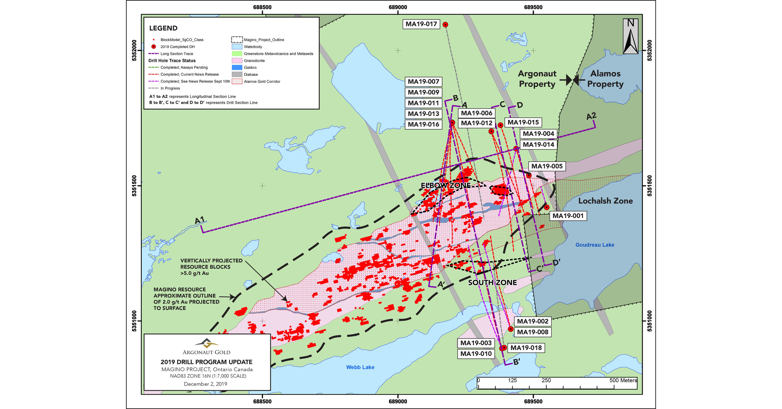 Argonaut Gold Confirms High-Grade Geological Continuity at the Magino ...