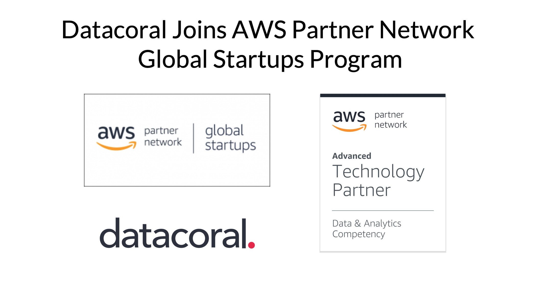 Datacoral Joins the AWS Partner Network Global Startup Program