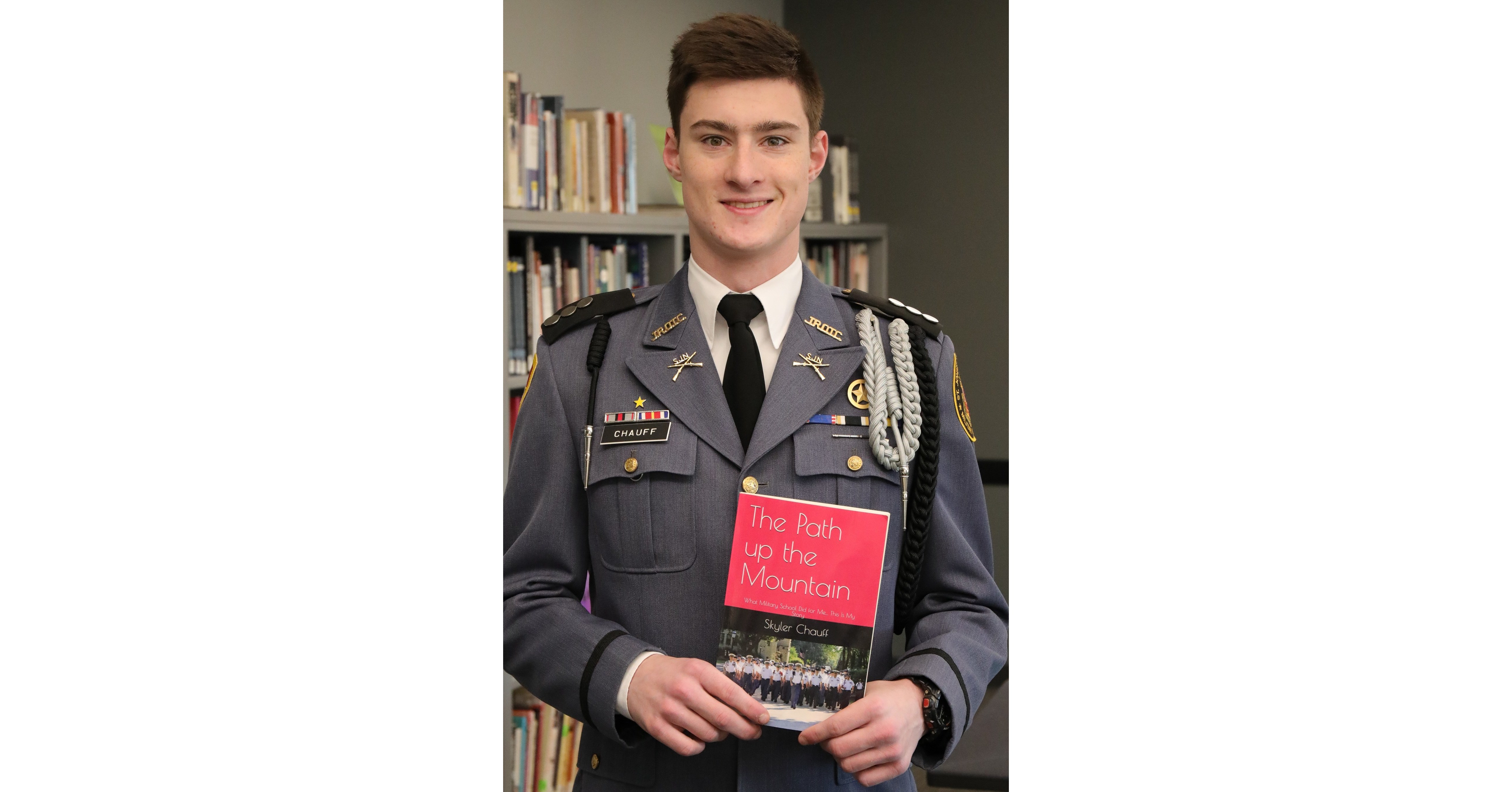 First Captain Skyler Chauff Writes Memoir About Military School Experience