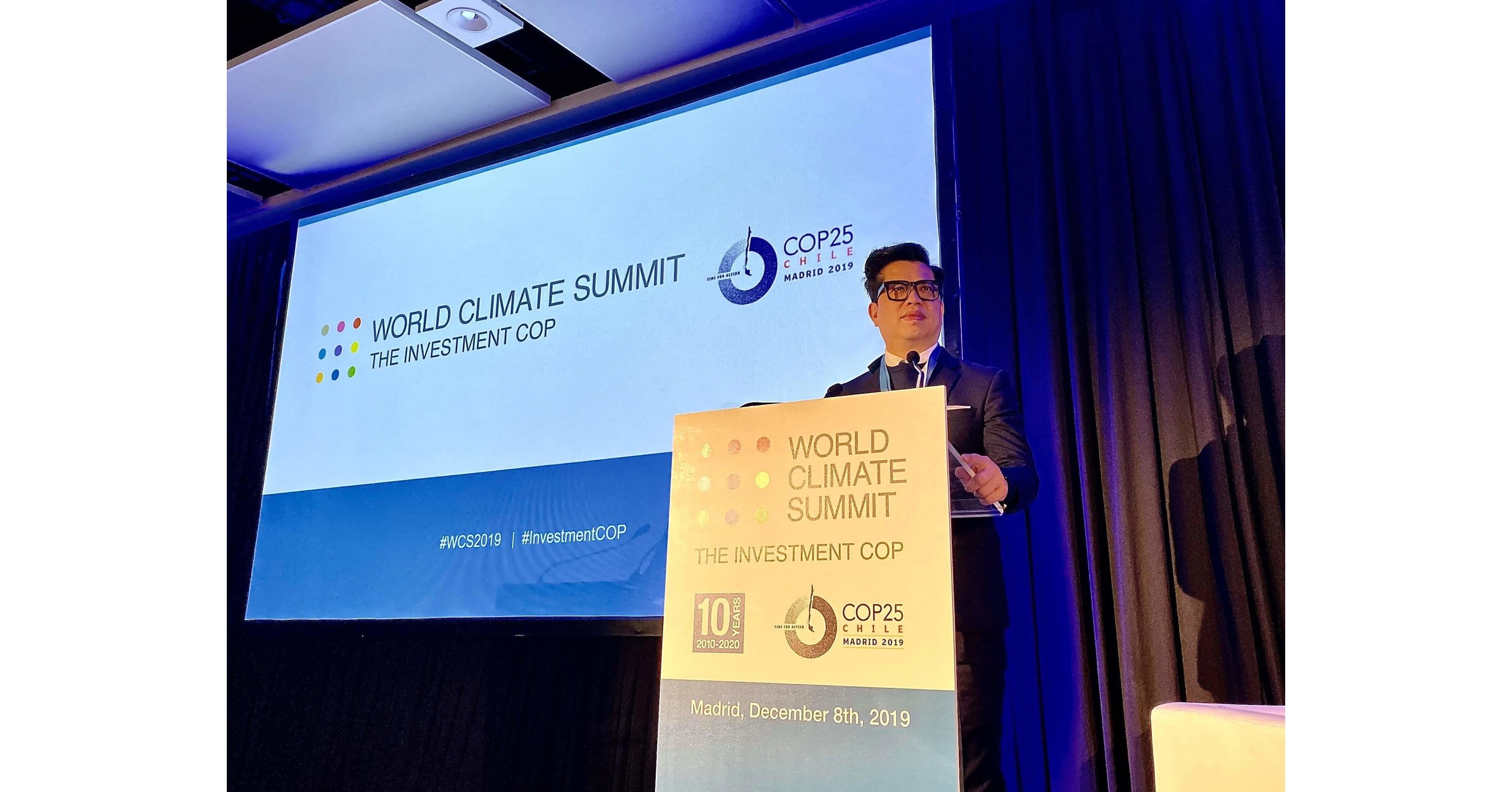 O'right Chair Steven Ko Raises Taiwan's Voice on Climate Action at COP25