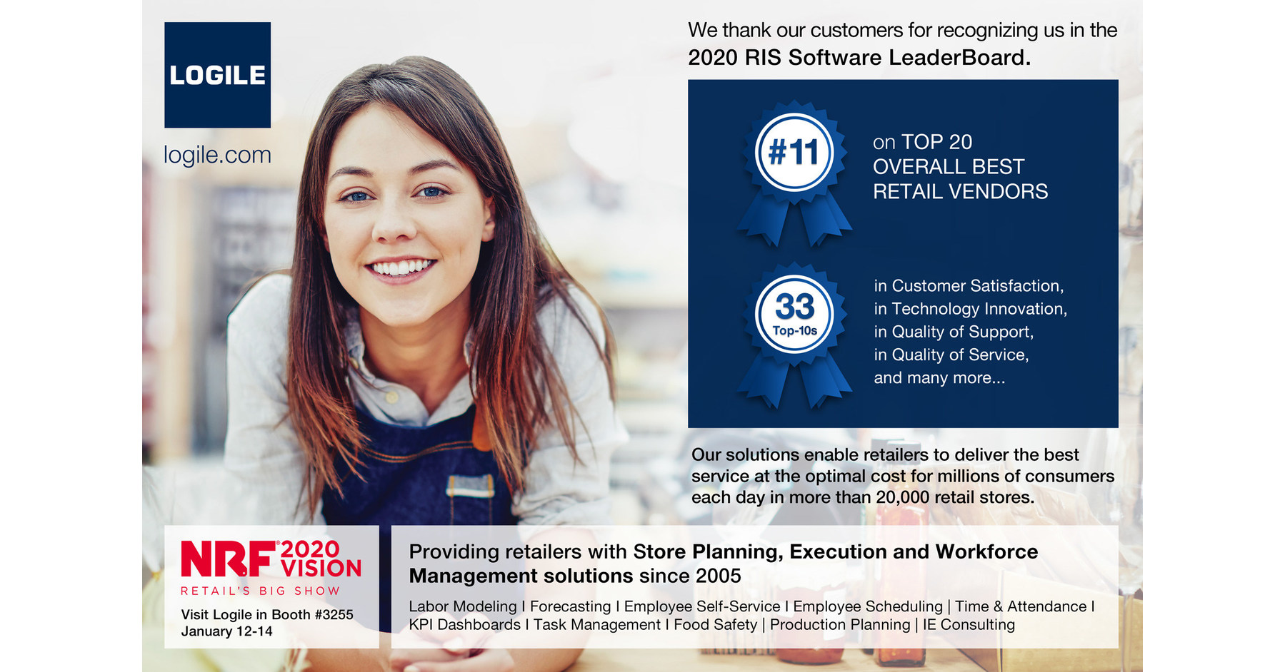 Retailers Again Place Logile Among RIS LeaderBoard Top-20 Overall Best ...