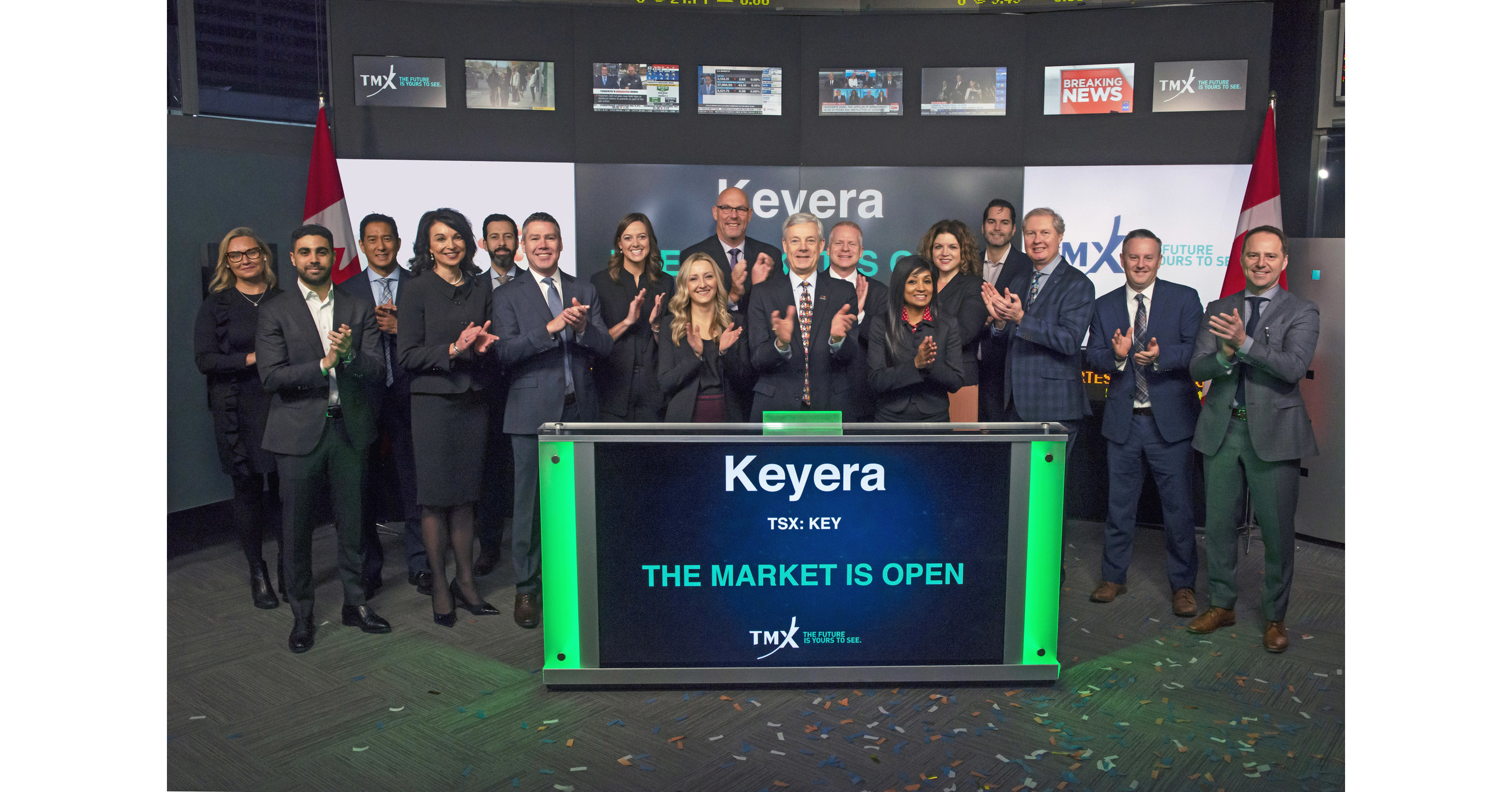 Keyera Corp. Opens the Market