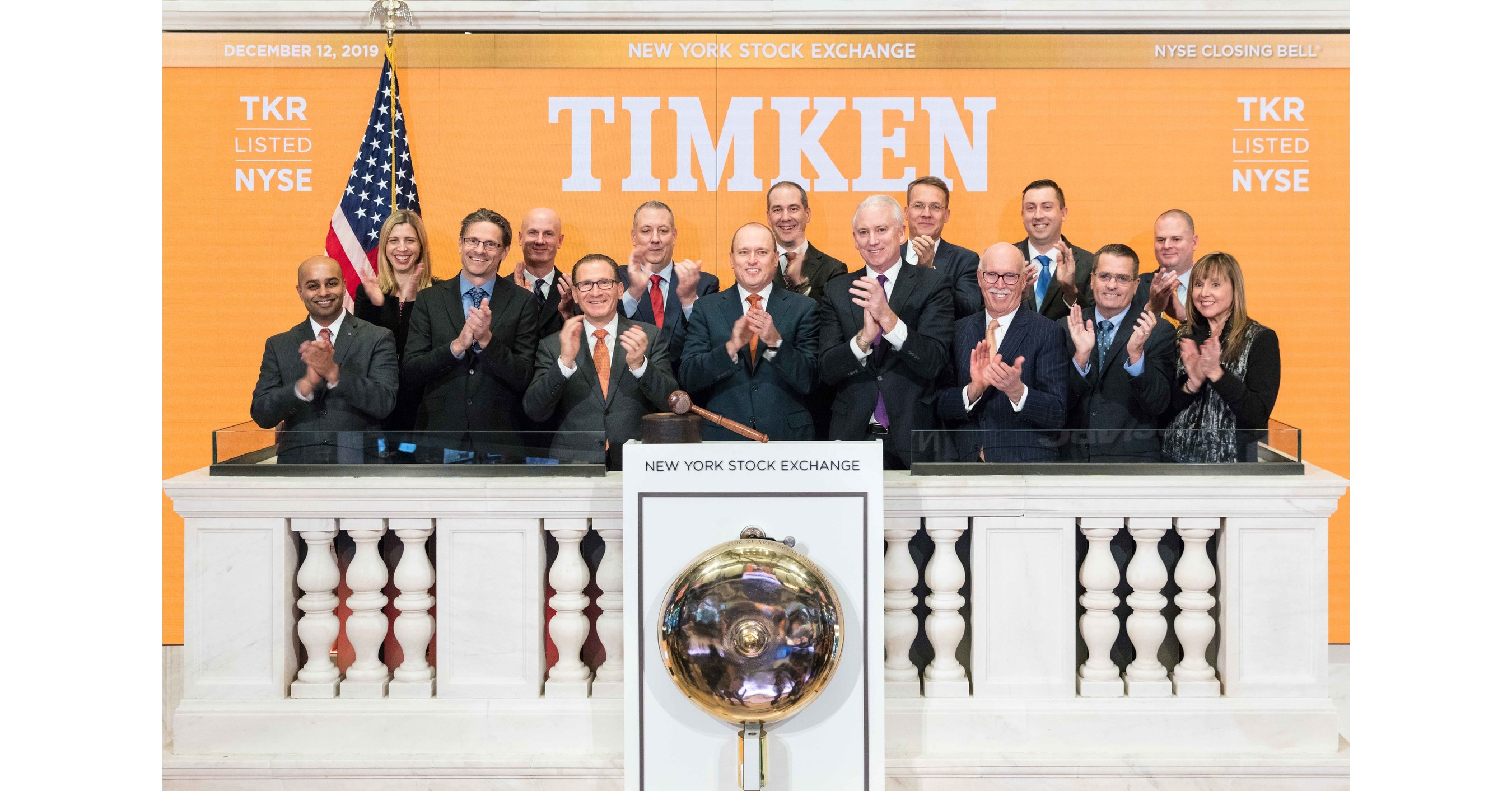 The Timken Company Celebrates 120th Anniversary by Ringing NYSE Closing ...